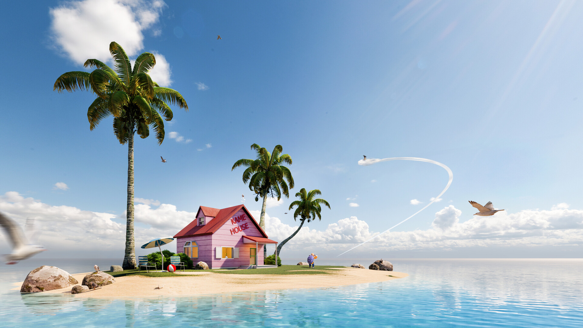 ArtStation - Dragon Ball : Kame House