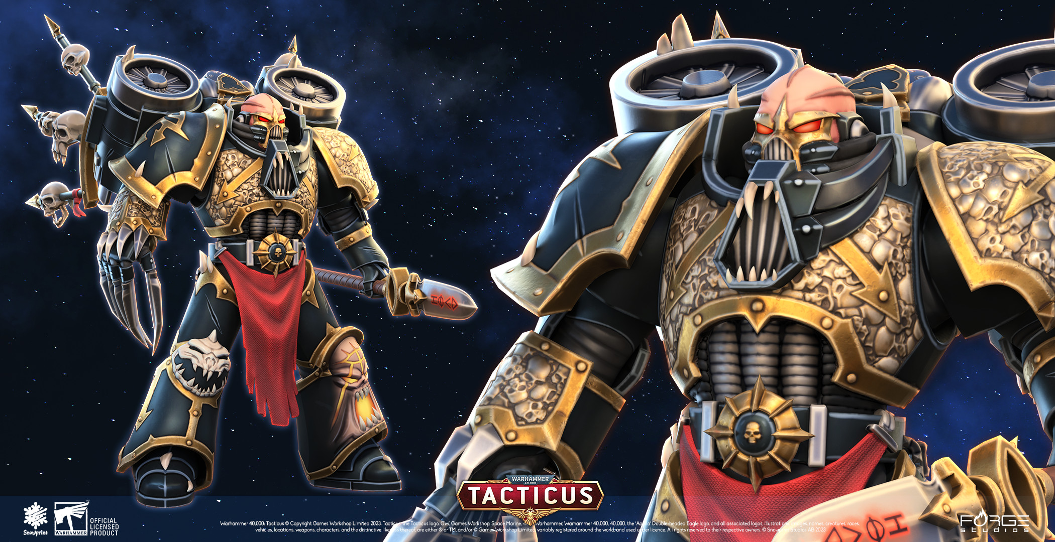 FORGE STUDIOS - Warhammer 40k: Tacticus - Haarken Worldclaimer