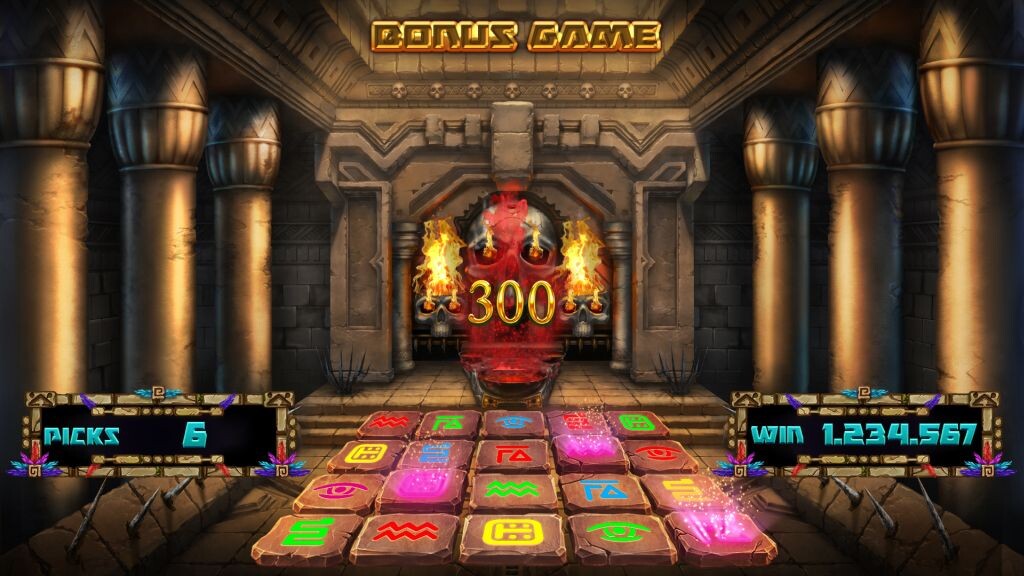 ArtStation - Bonus Round development for the online slot "Magic Maya"