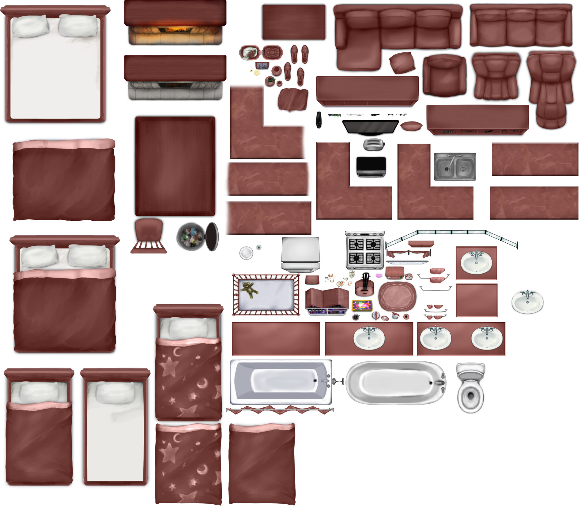 ArtStation - home map assets for Blackgrove