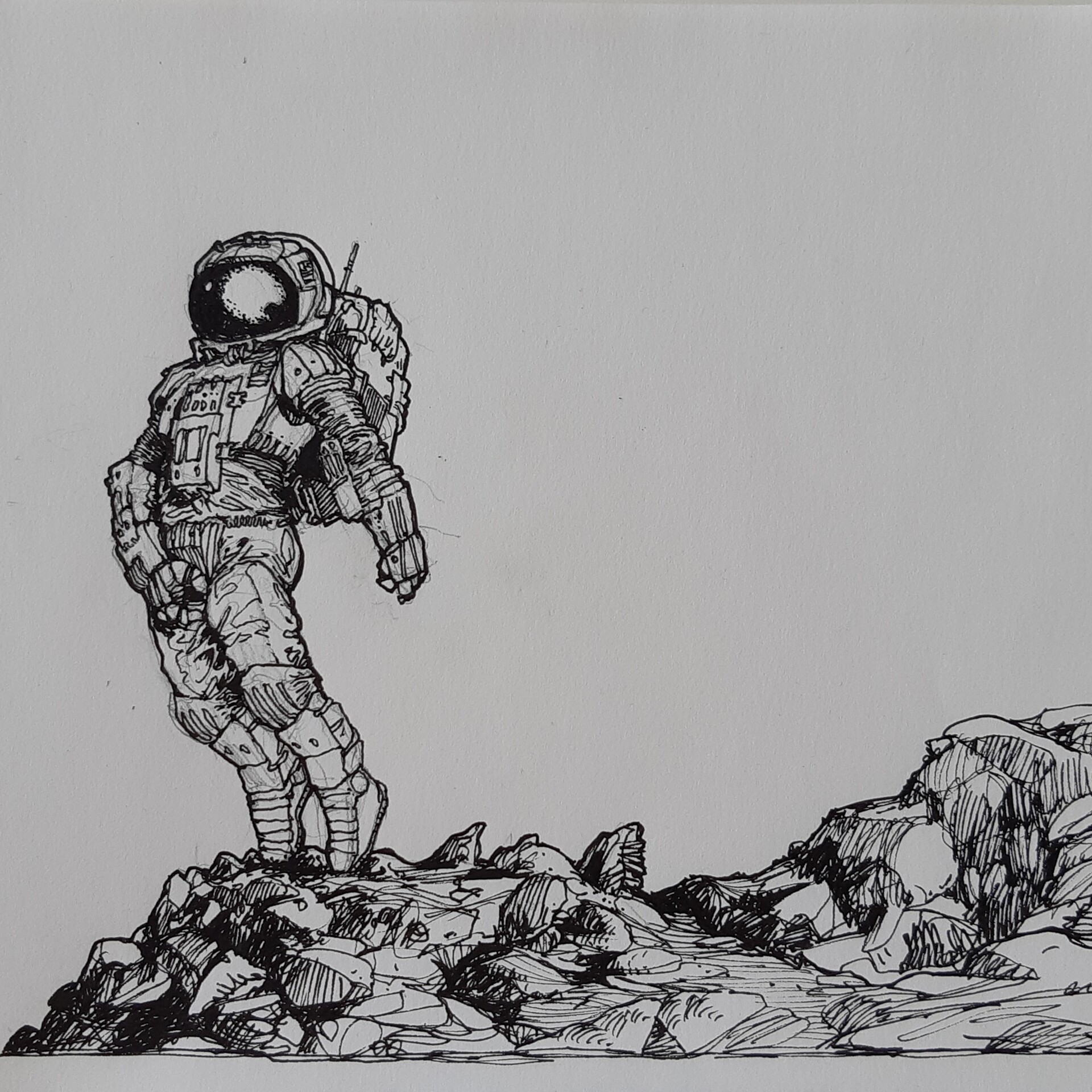 ArtStation - Moon walk