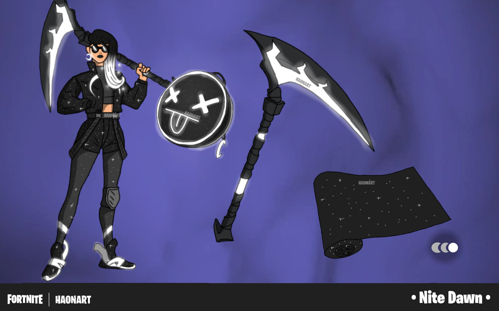 HaonArt - Fortnite Skin Concept | Darkfire: The Awakening Bundle