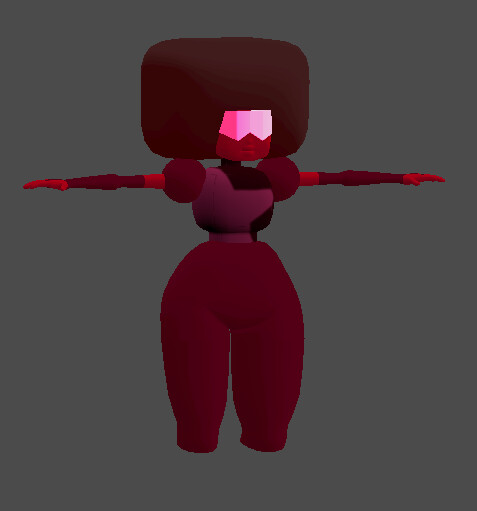 ArtStation - Unfinished Garnet Model