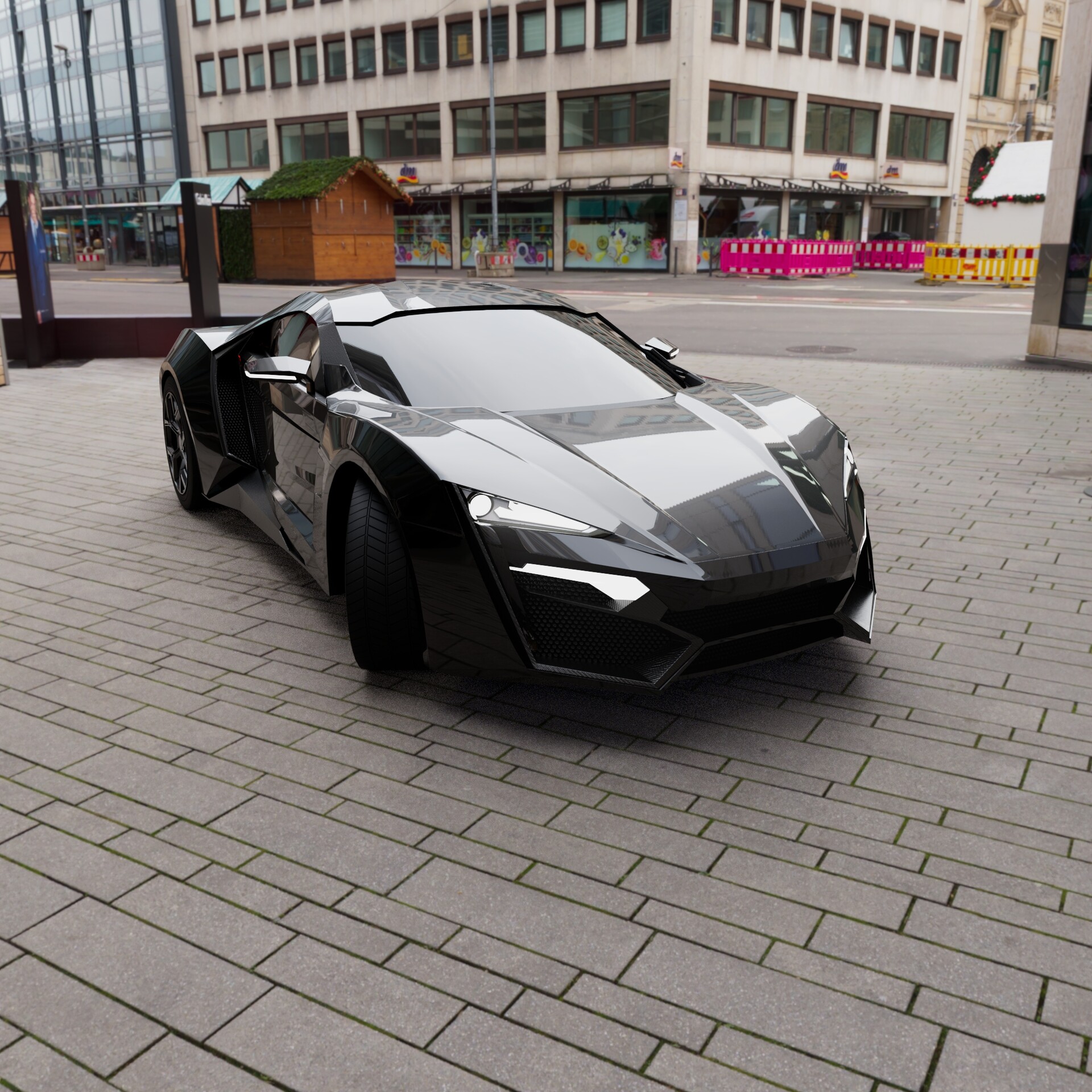 ArtStation - Lykan Hypersport (CAR MODELING)