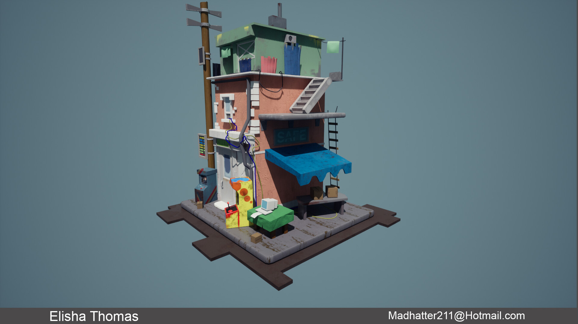 ArtStation - Stylized Building