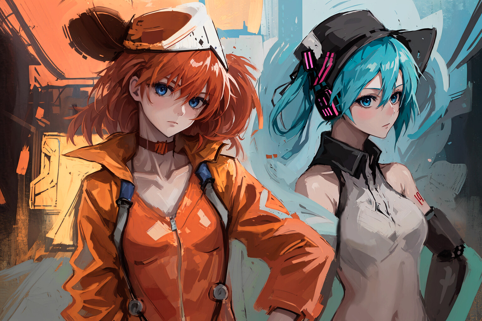 Neuro Normal - Well... Asuka and Miku?