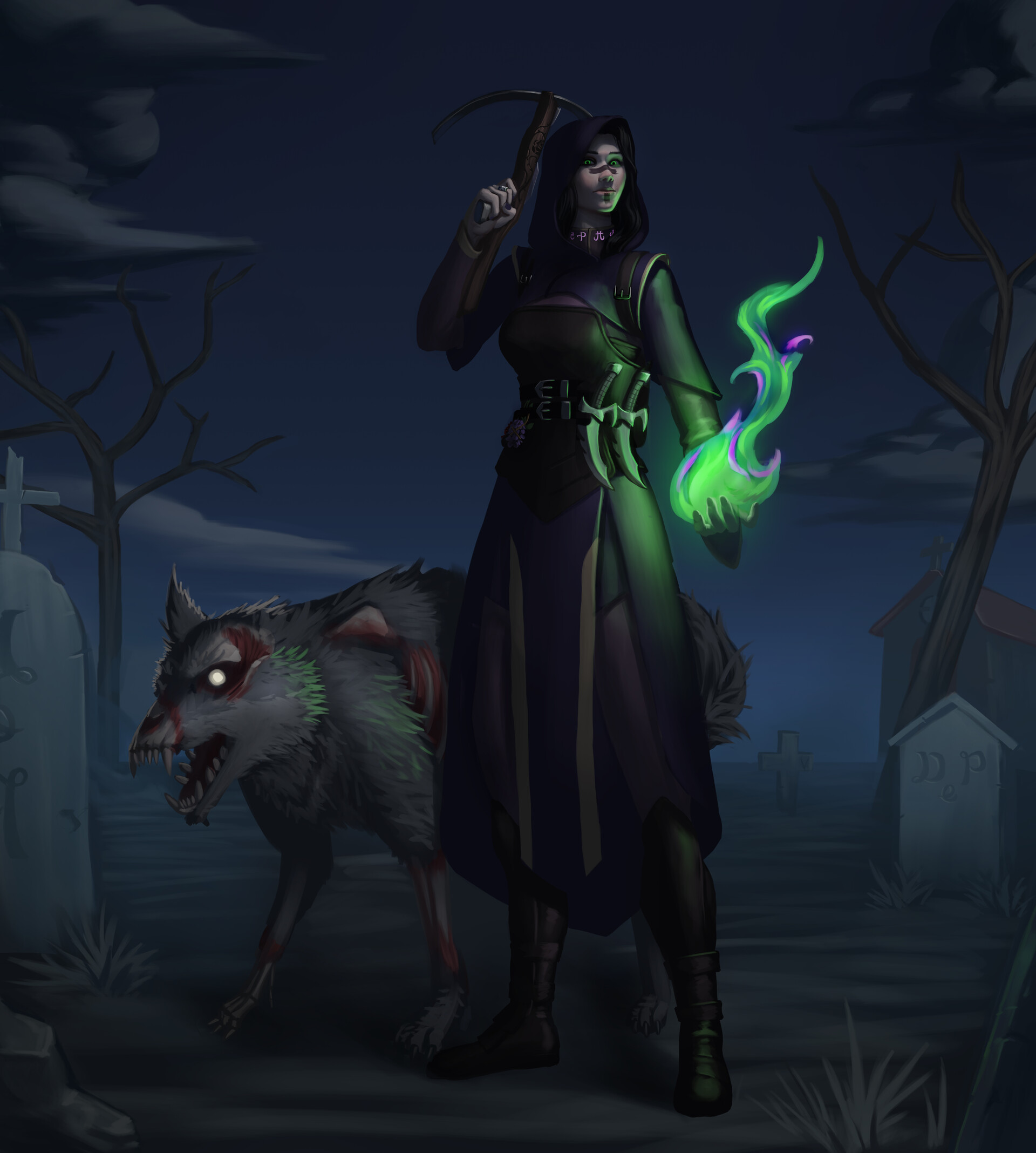ArtStation - Necromancer Warlock