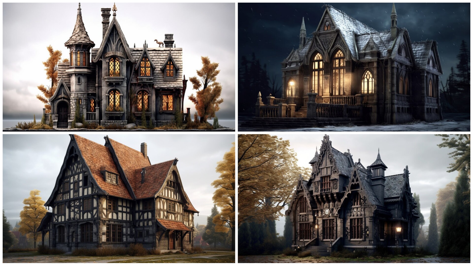 Tika Concept - +440 Gothic Architecture Concept (4K) | Vol_09