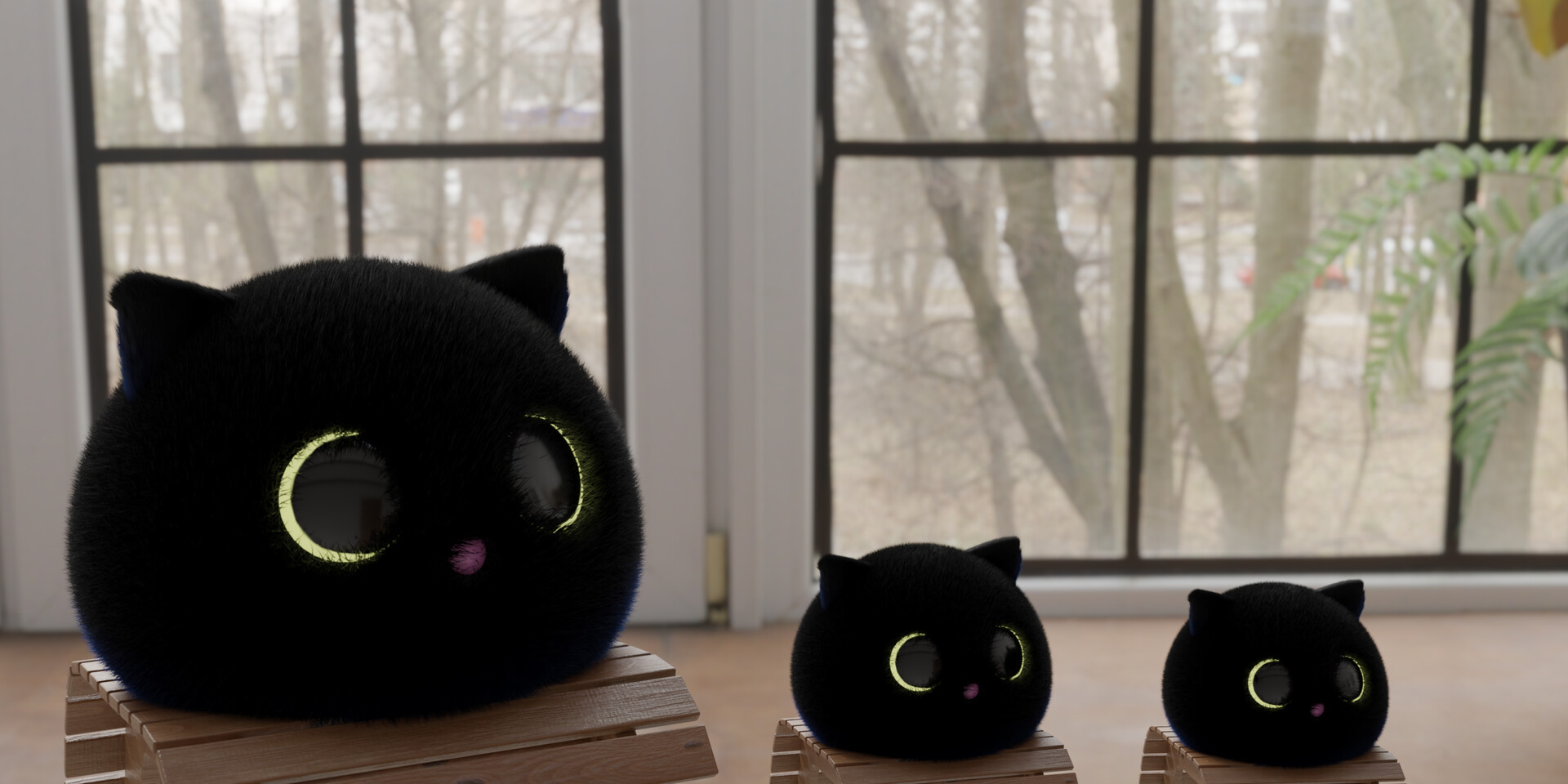 ArtStation - Fluffy cats