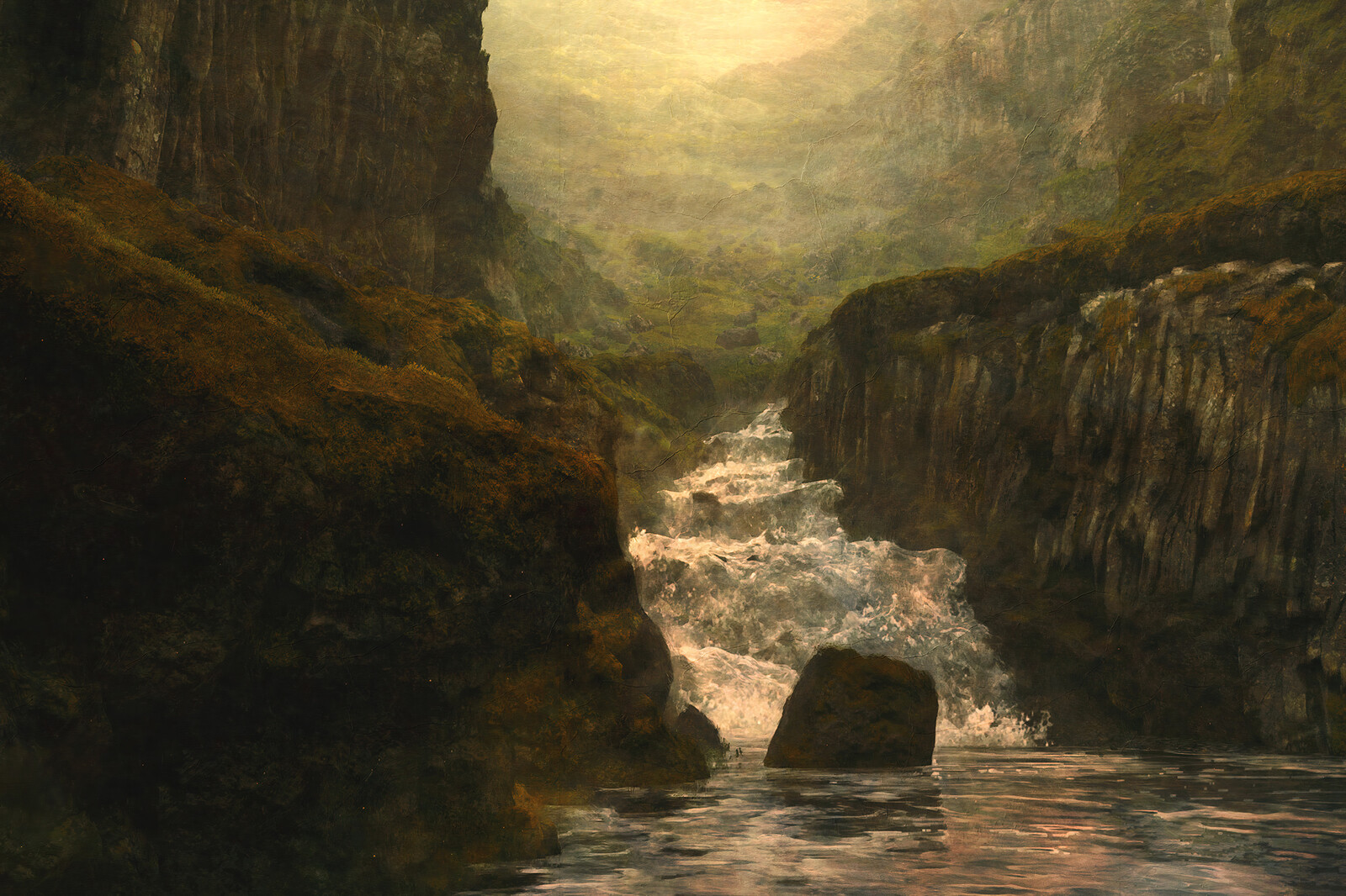 Bassem Khaled - Light and the Waterfall