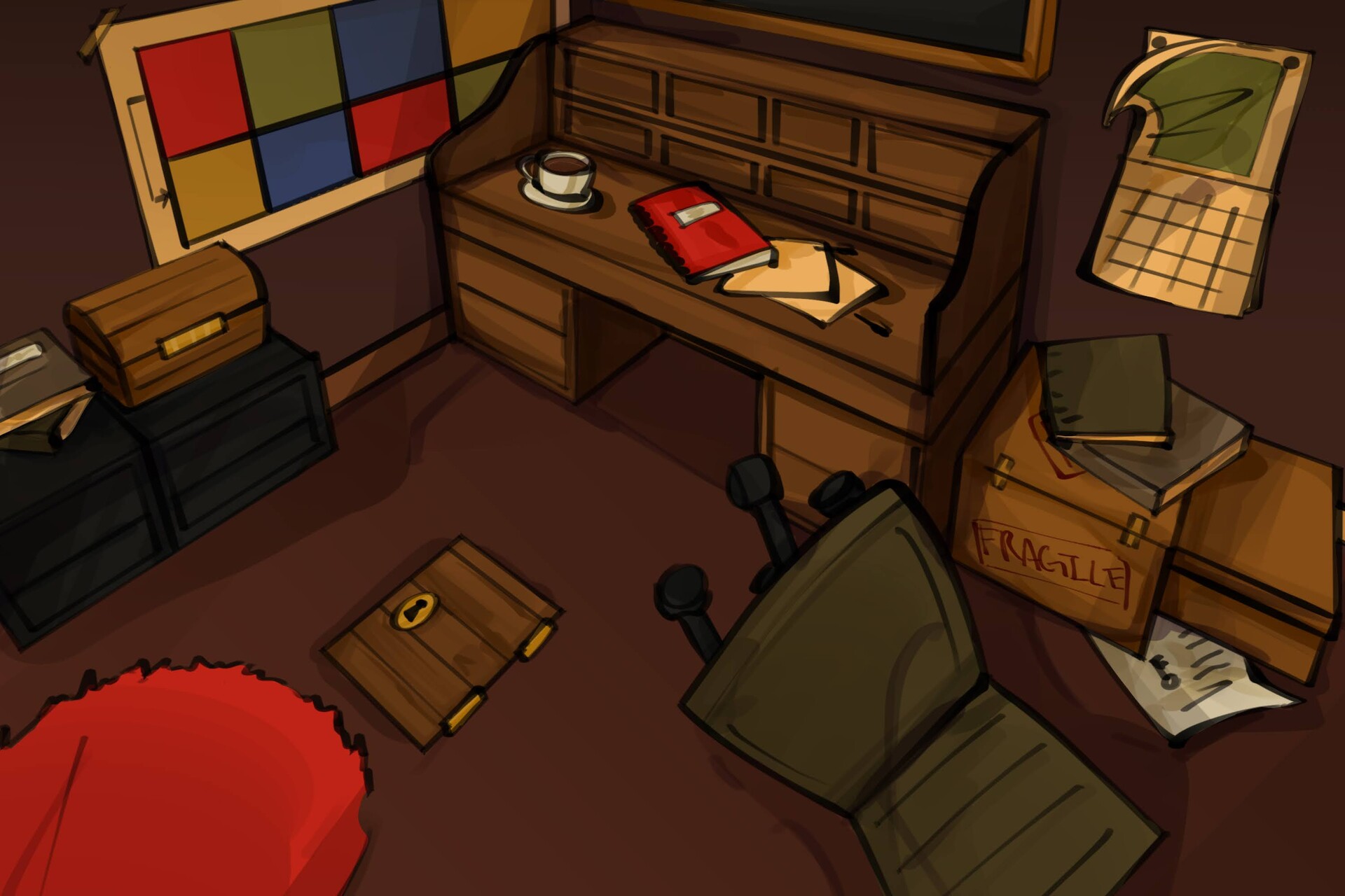 ArtStation - Escape Room Game Assets