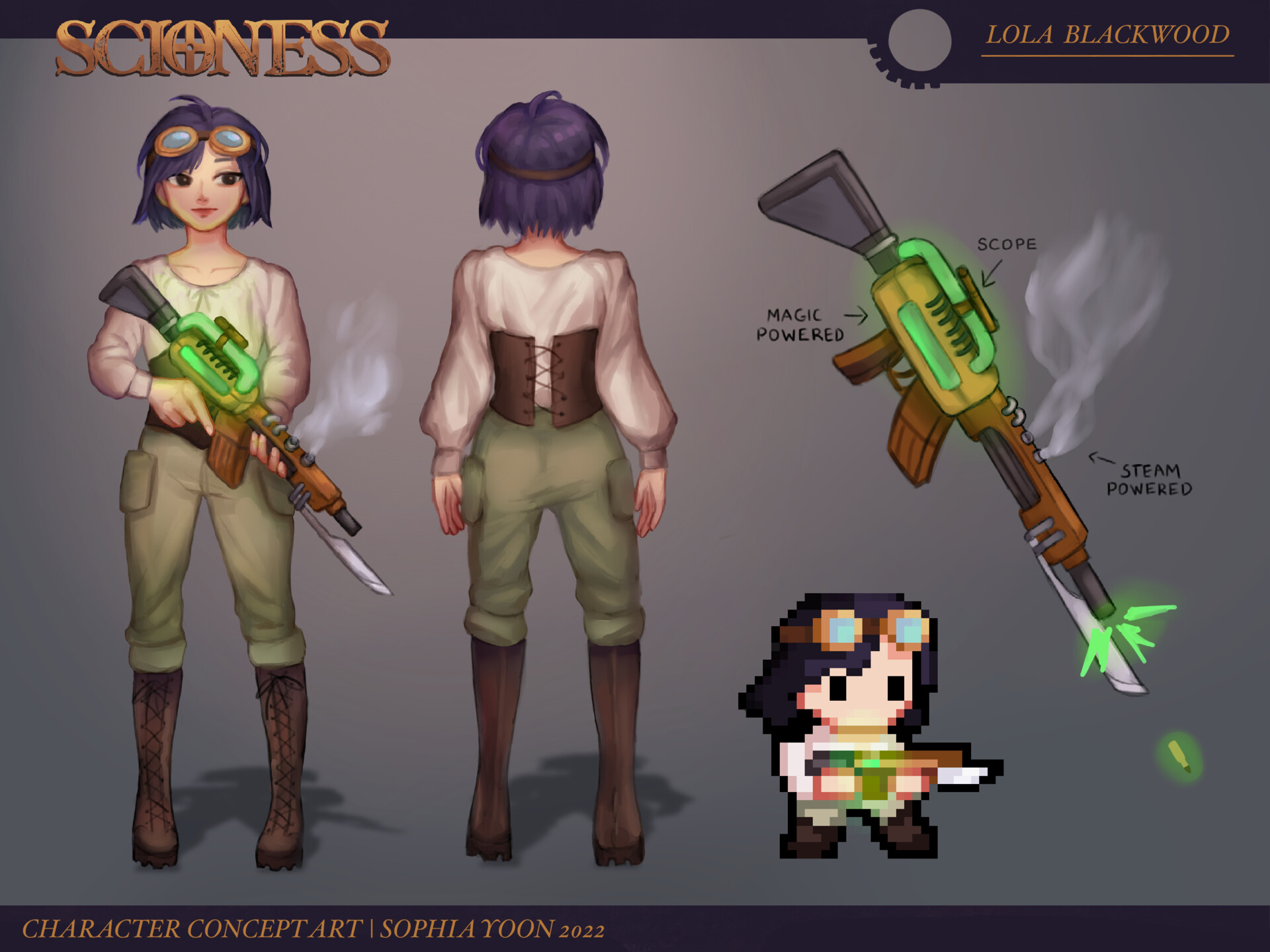 ArtStation - Steampunk Character Concept