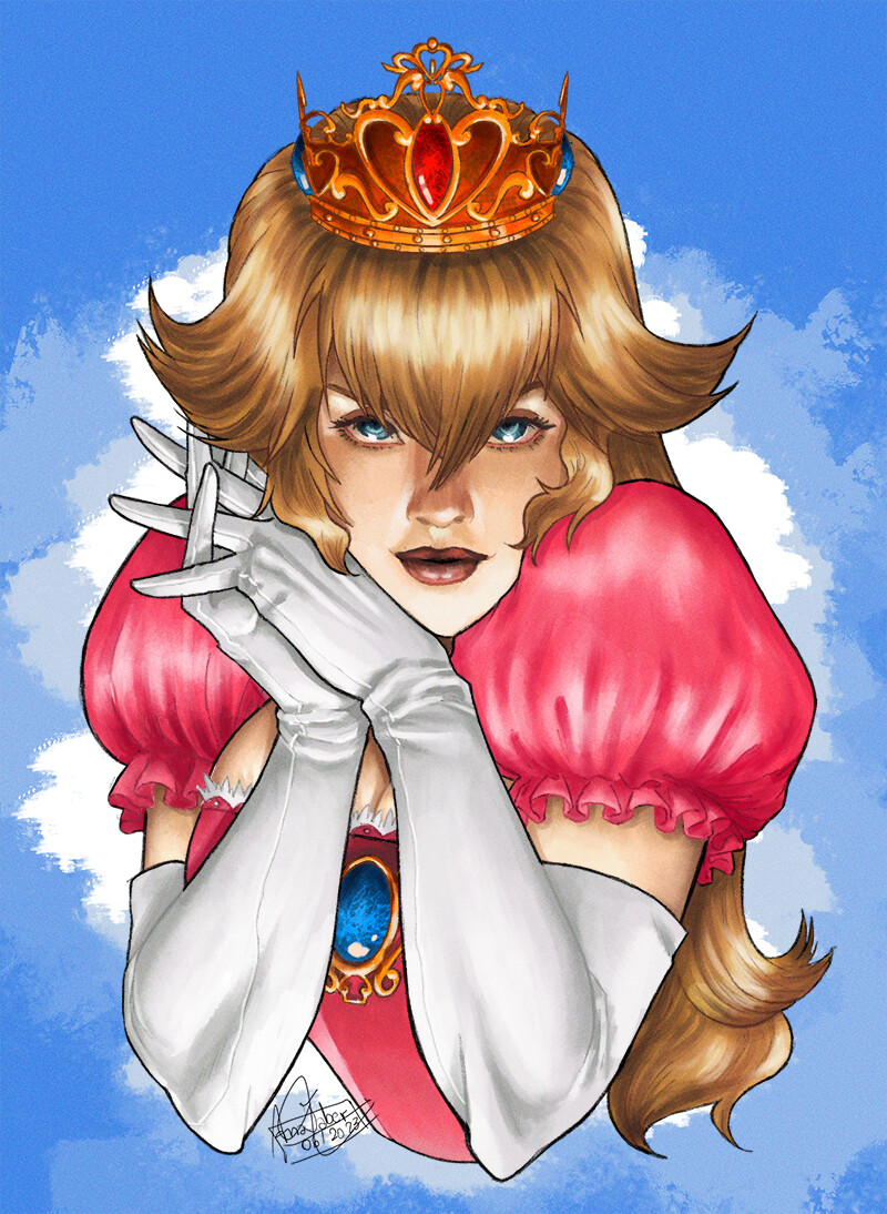 ArtStation - Princess Peach
