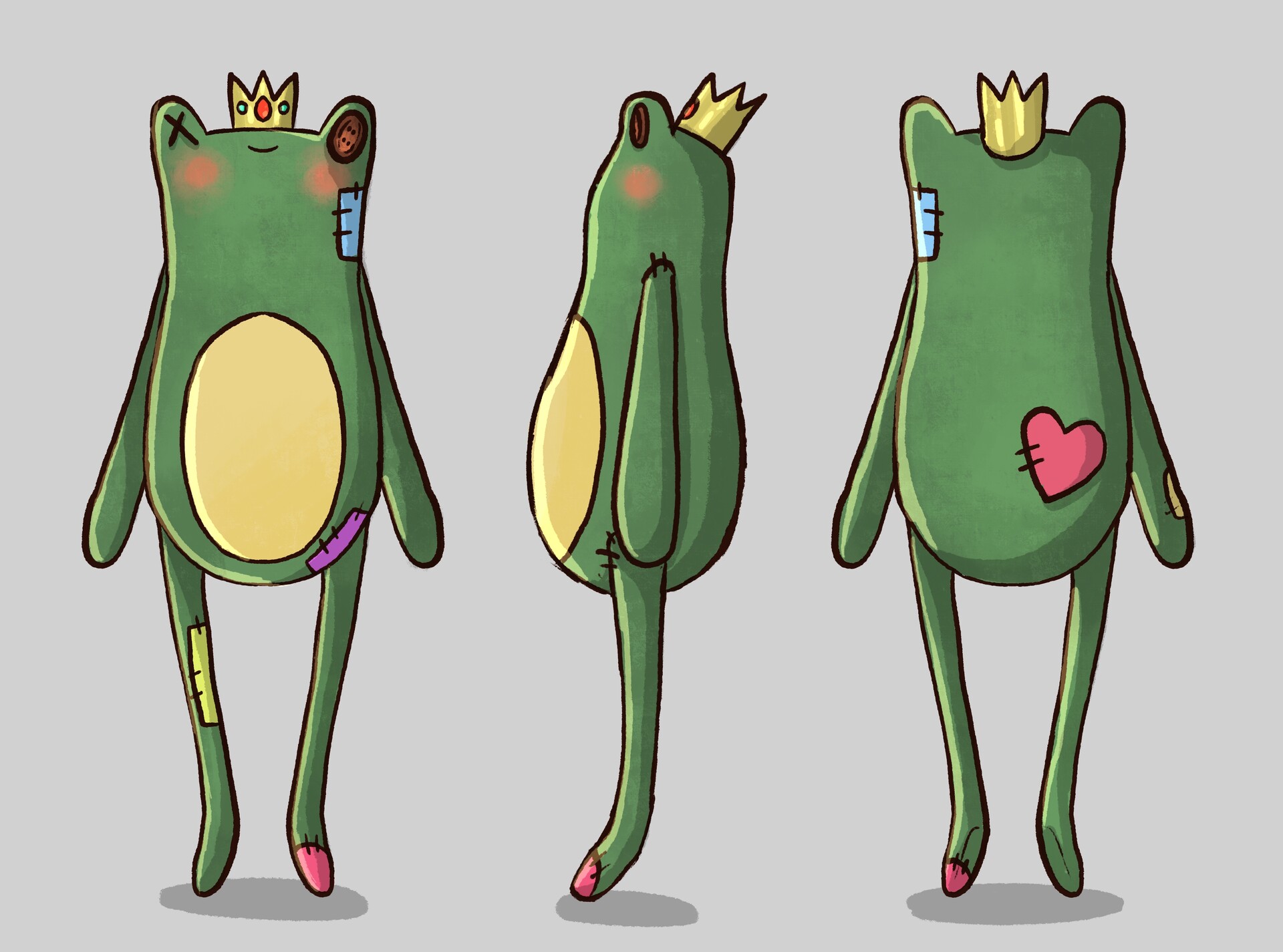 ArtStation - Turn around - the frog prince