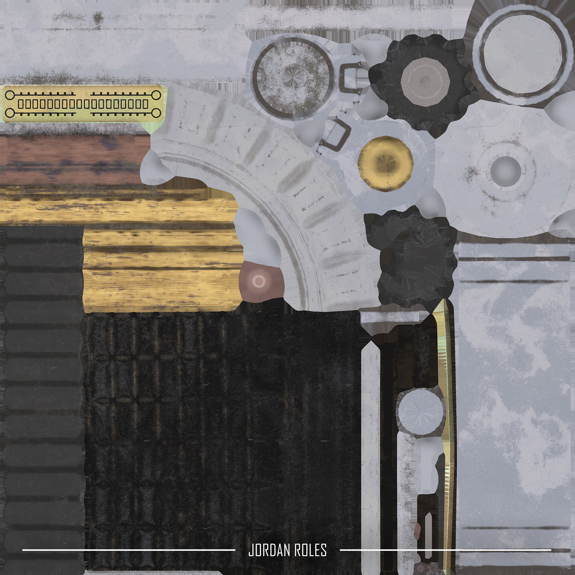 Jordan Roles Portfolio - Obi-wan's Episode 3 Lightsaber - Game Ready - Fan Art