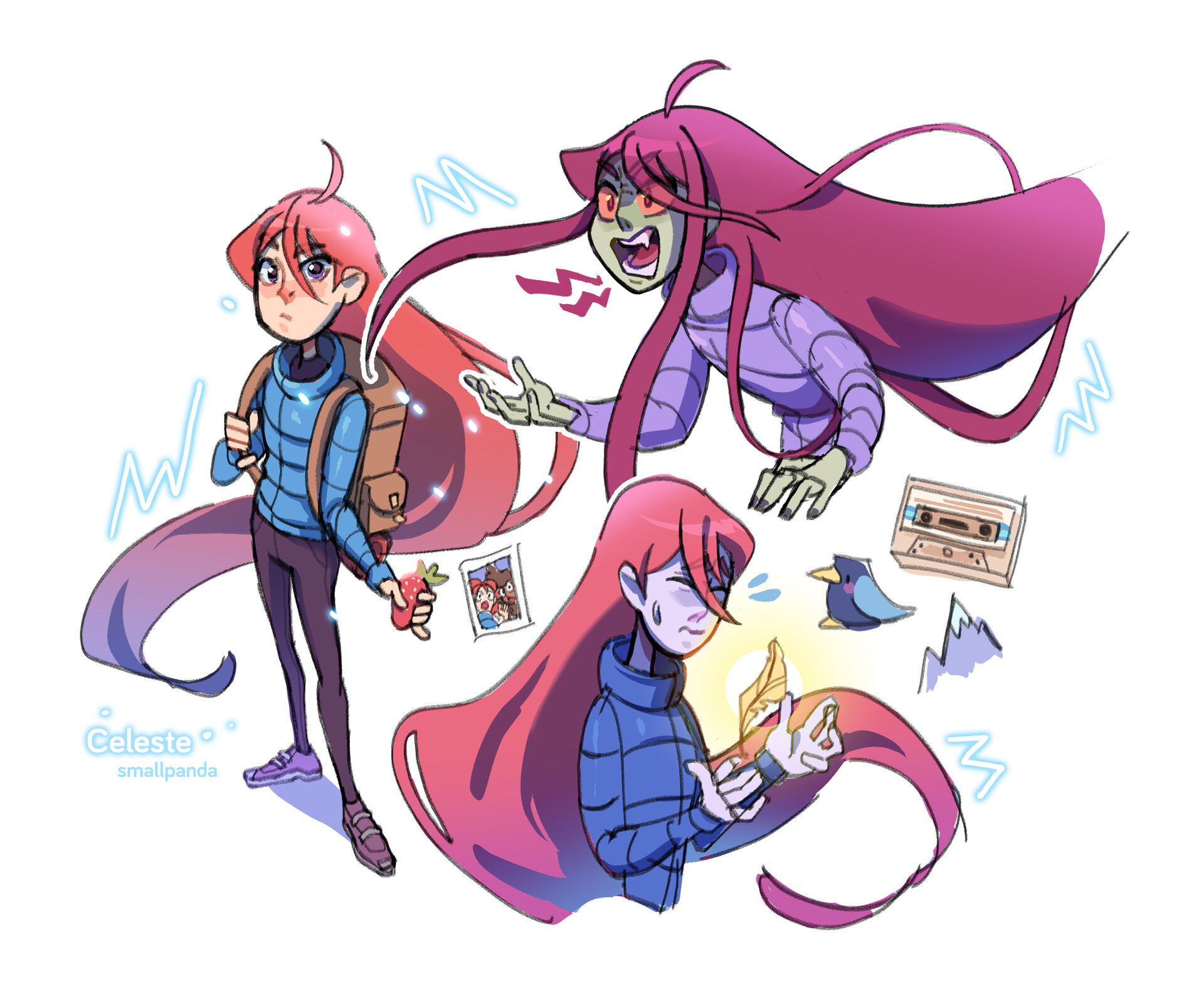 ArtStation - Celeste_ Madeline redesign