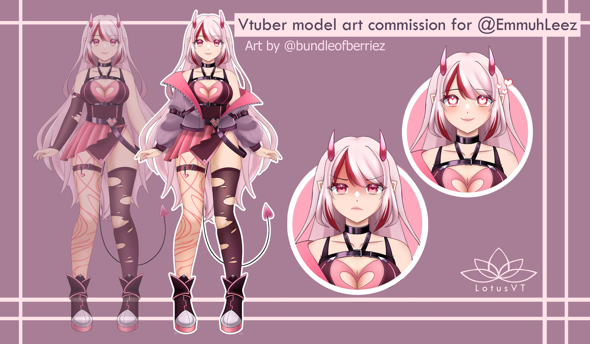 ArtStation - R2R vtuber model - @EmmuhLeez [COMMISSION]