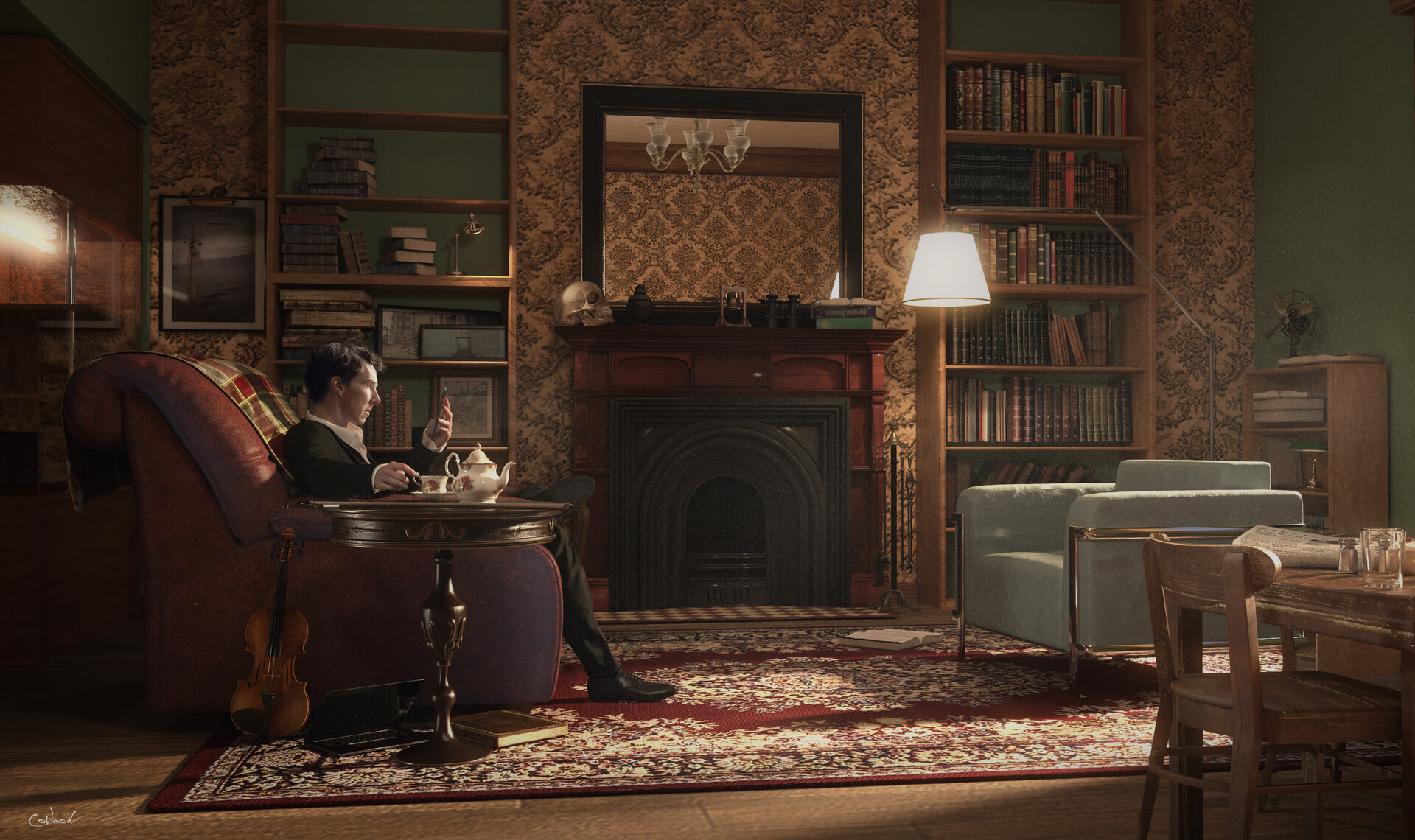 ArtStation - 221B Baker Street Tribute