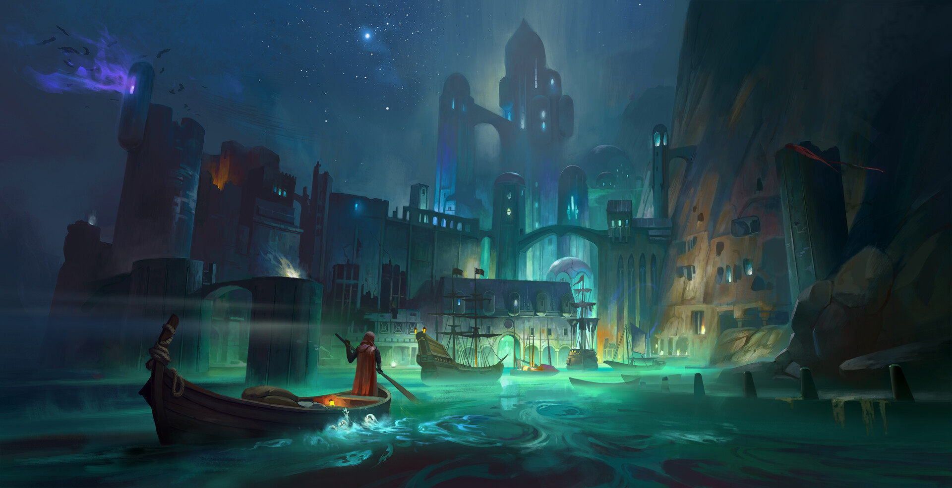 ArtStation - Undead pirates port