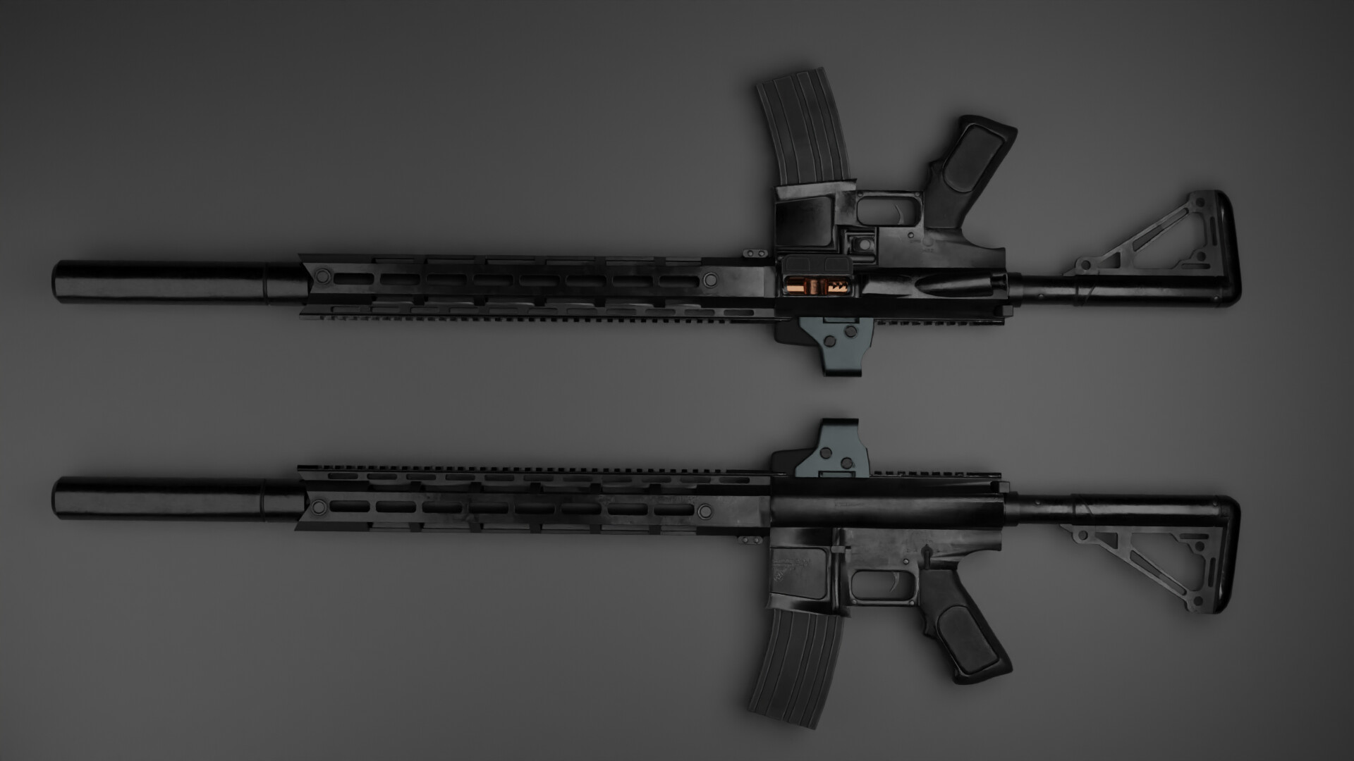 ArtStation - AR-15 Removable Attachments Game Ready
