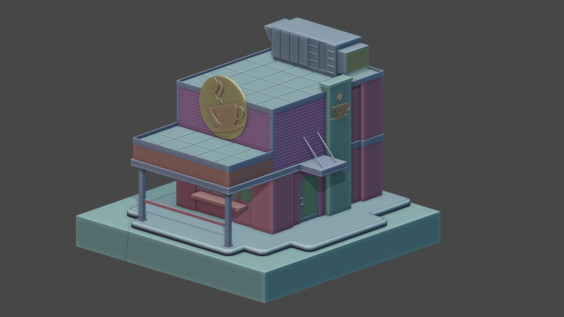 ArtStation - City Buildings, Placement Props, Unreleased City Builder