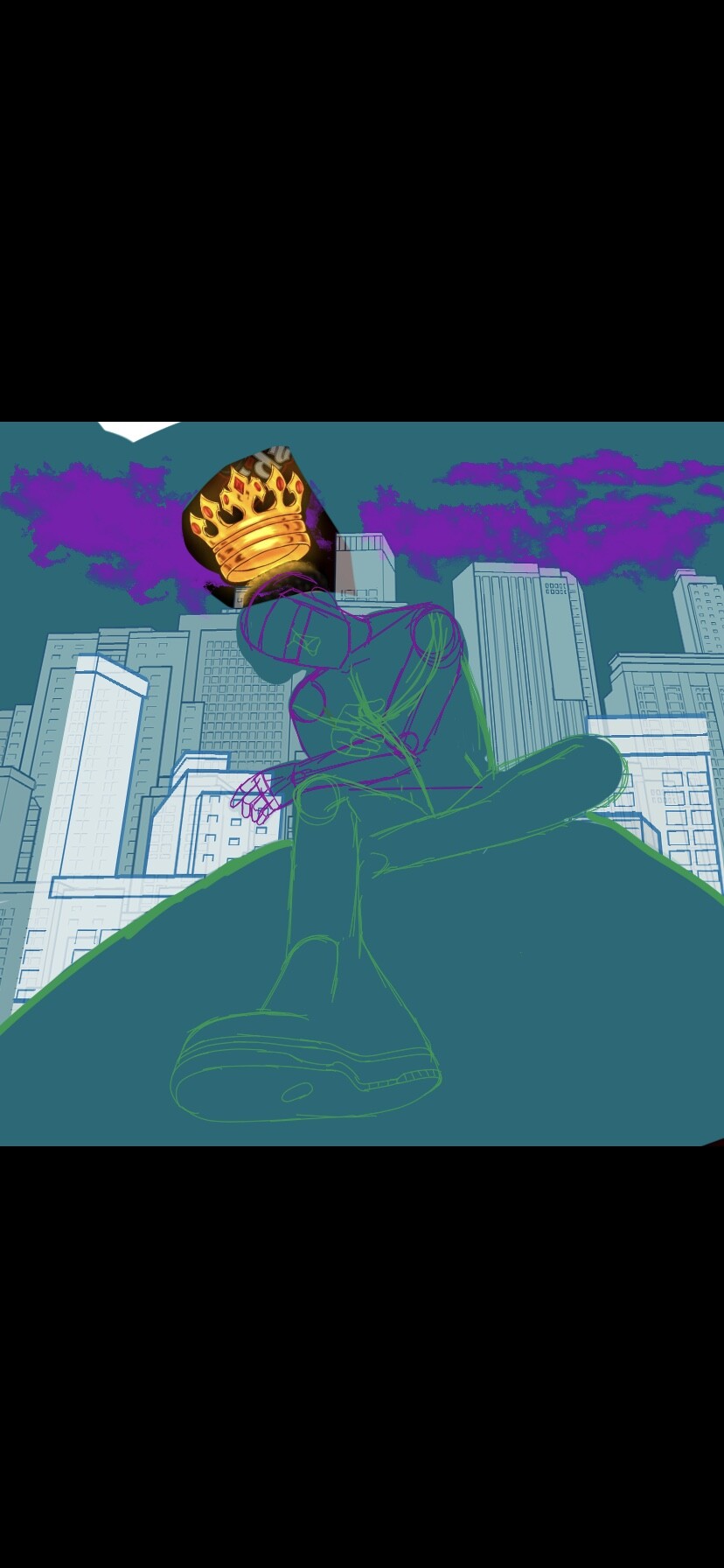 ArtStation - Gangster king in the middle of the end of the world