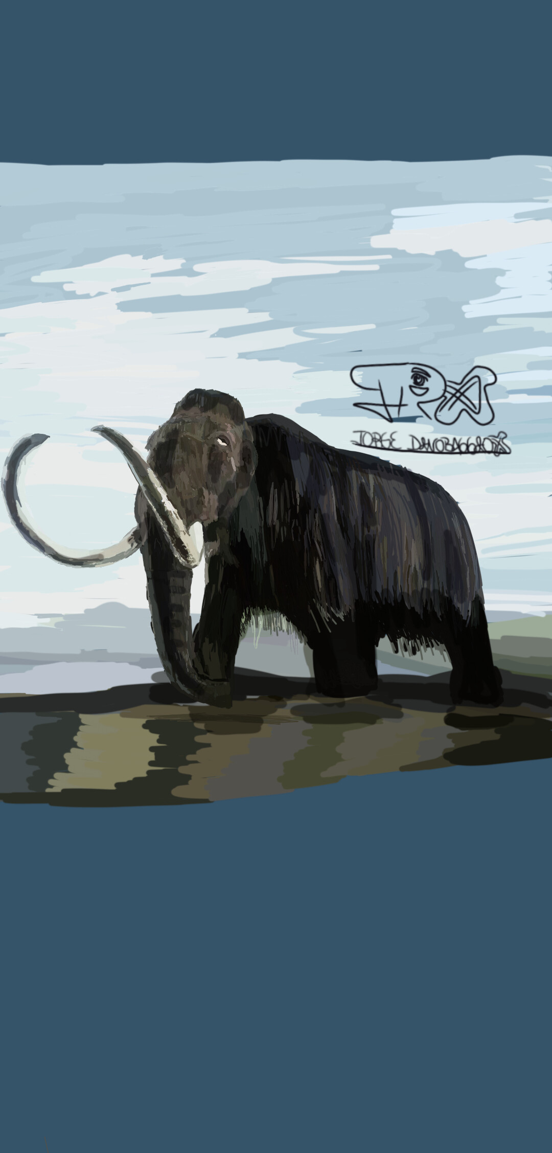ArtStation - DIGITAL ILLUSTRATION OF MAMMUT. DESIGNED BY : # ...