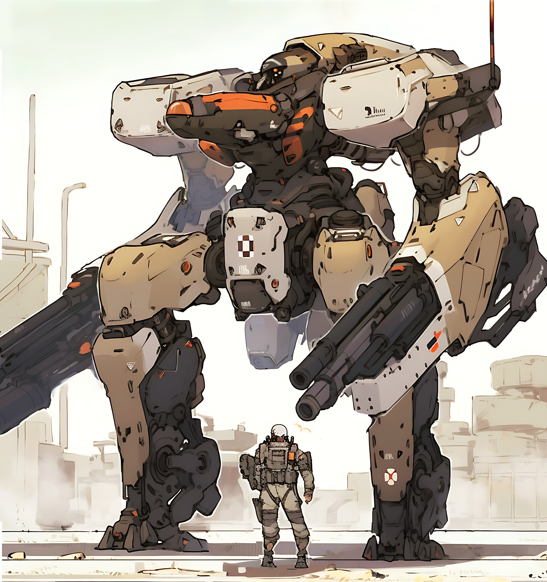 Rob Cavanna - Mech Sketches