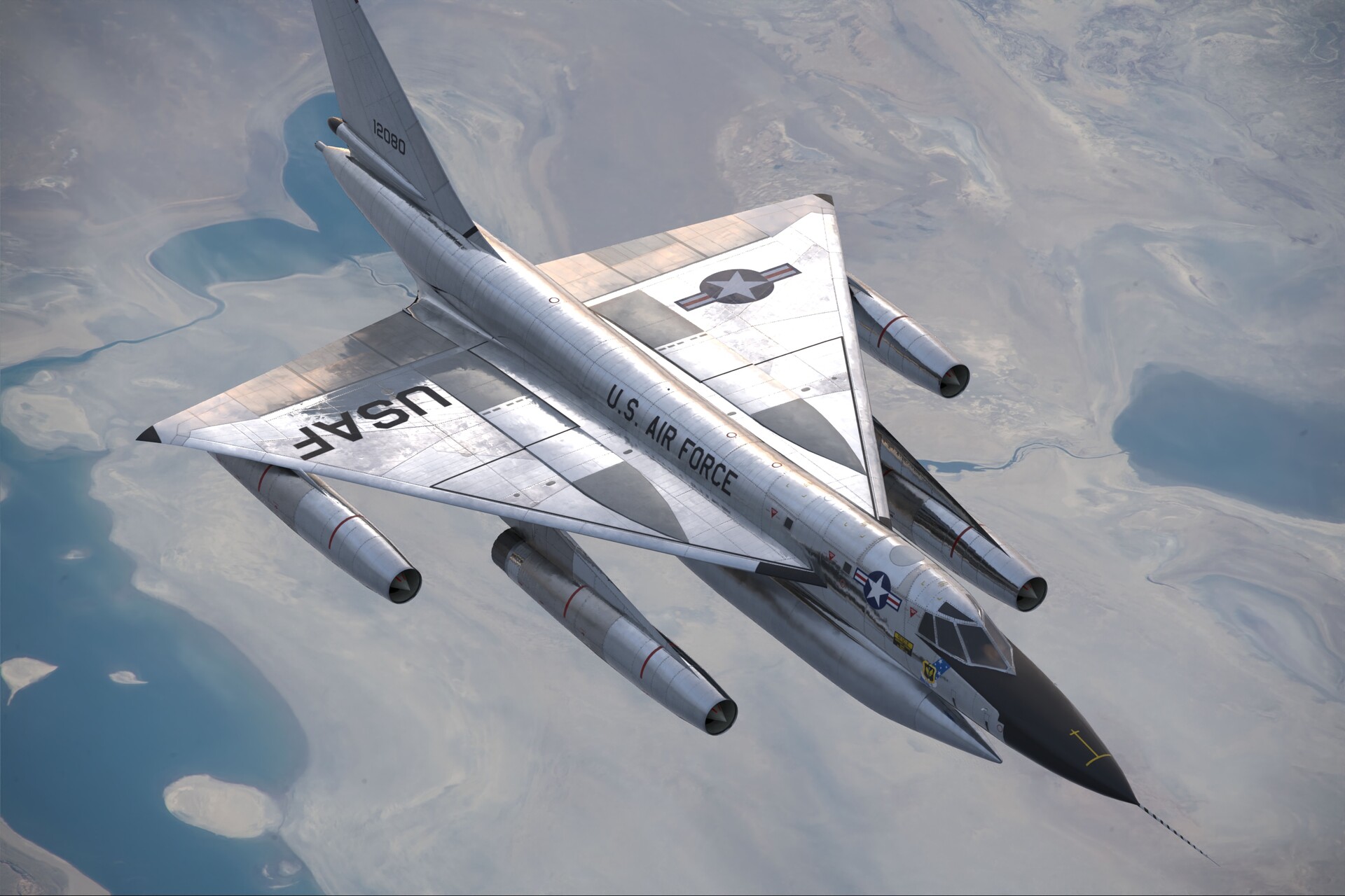 Tim Samedov - B-58 Hustler Nuclear Bomber 3D Model 3D model