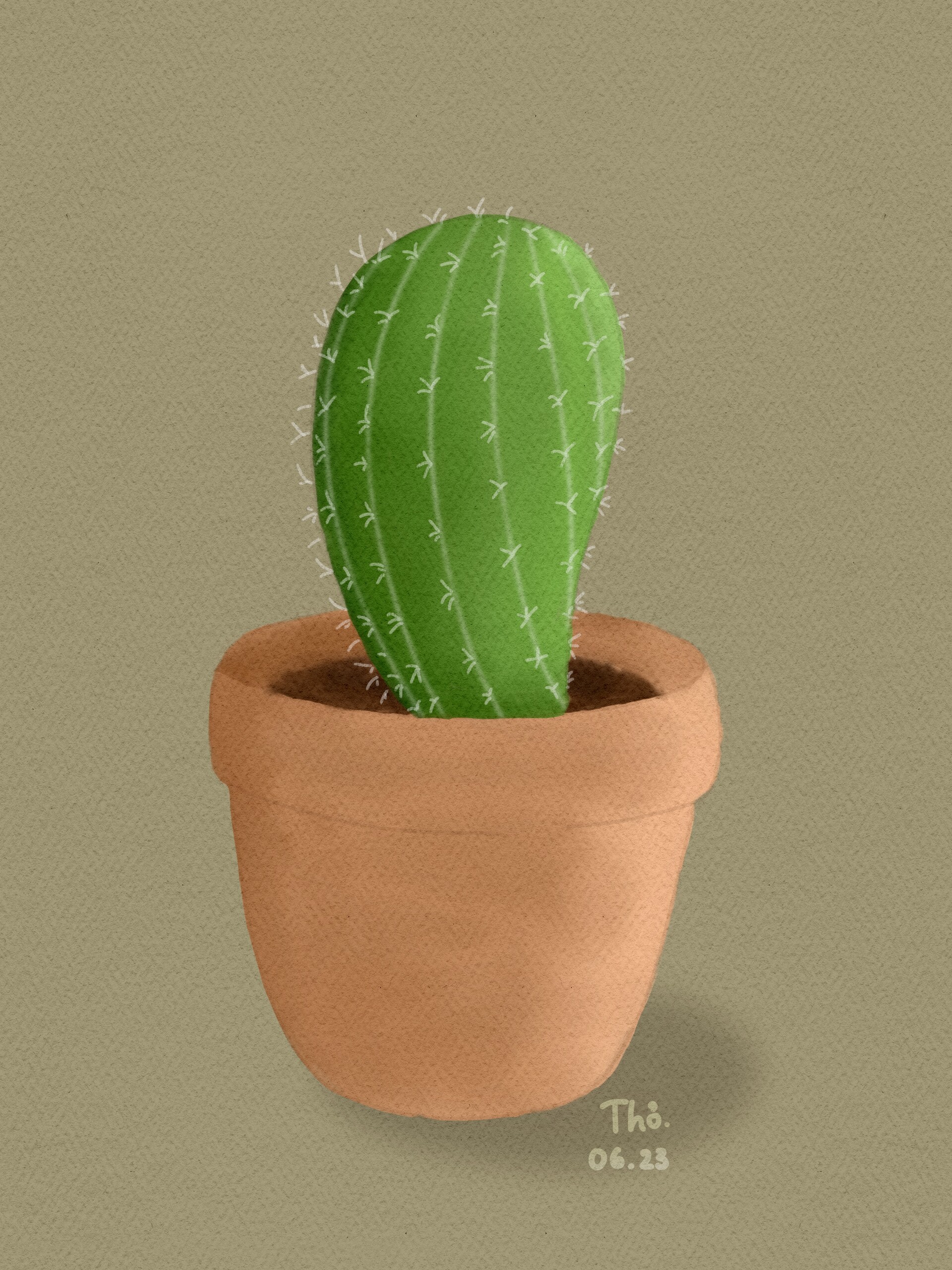 ArtStation - Catus painting