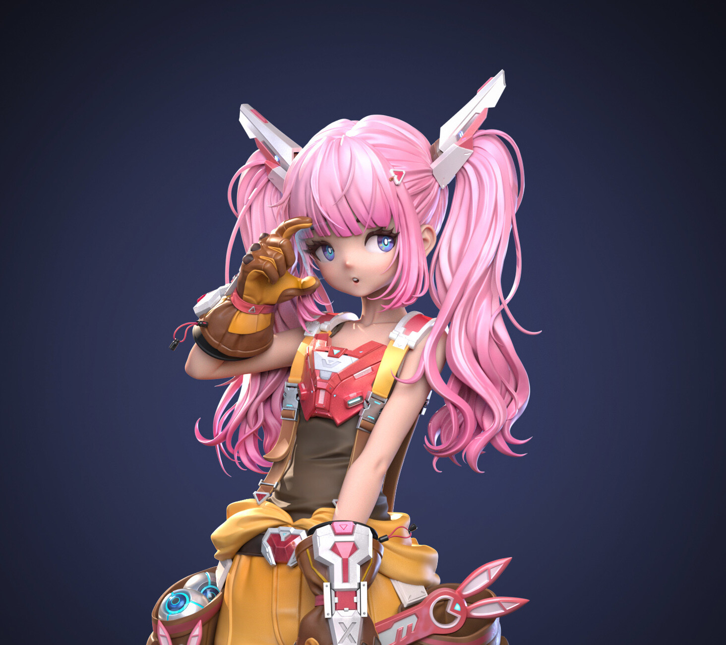 Wing fox - 【AI Translation】二次元美型角色《雙馬尾少女》案例製作流程教學