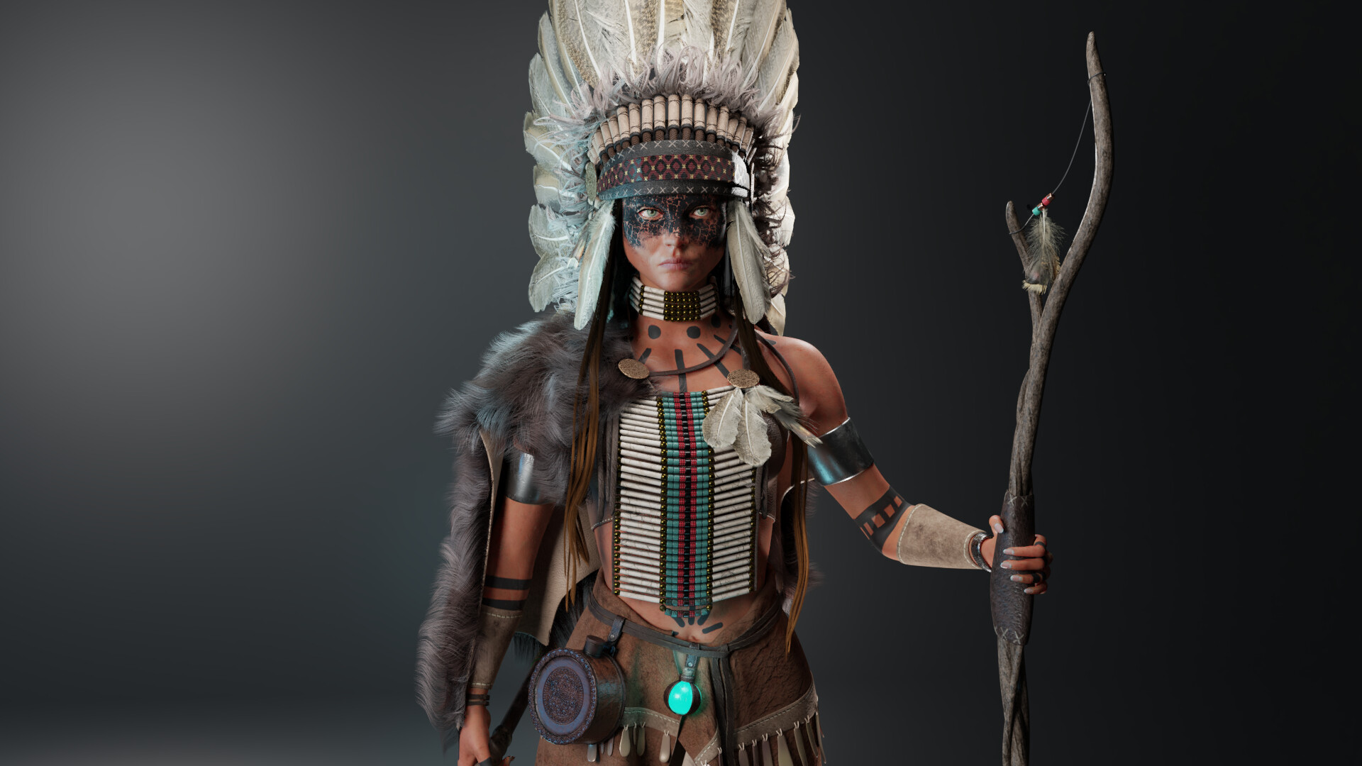 lori-wingfoxart - Hard Surface Female Samurai Character Creation ...
