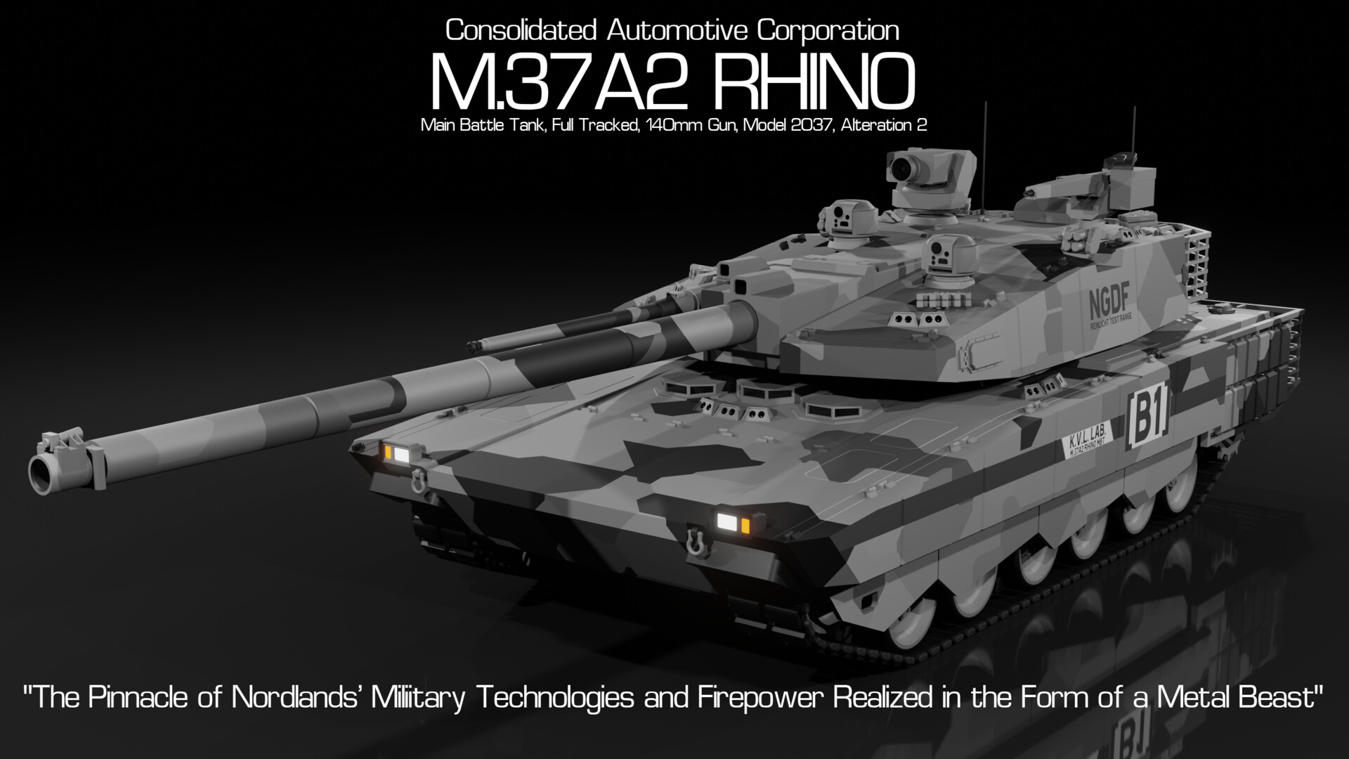 ArtStation - M.37A2 Rhino