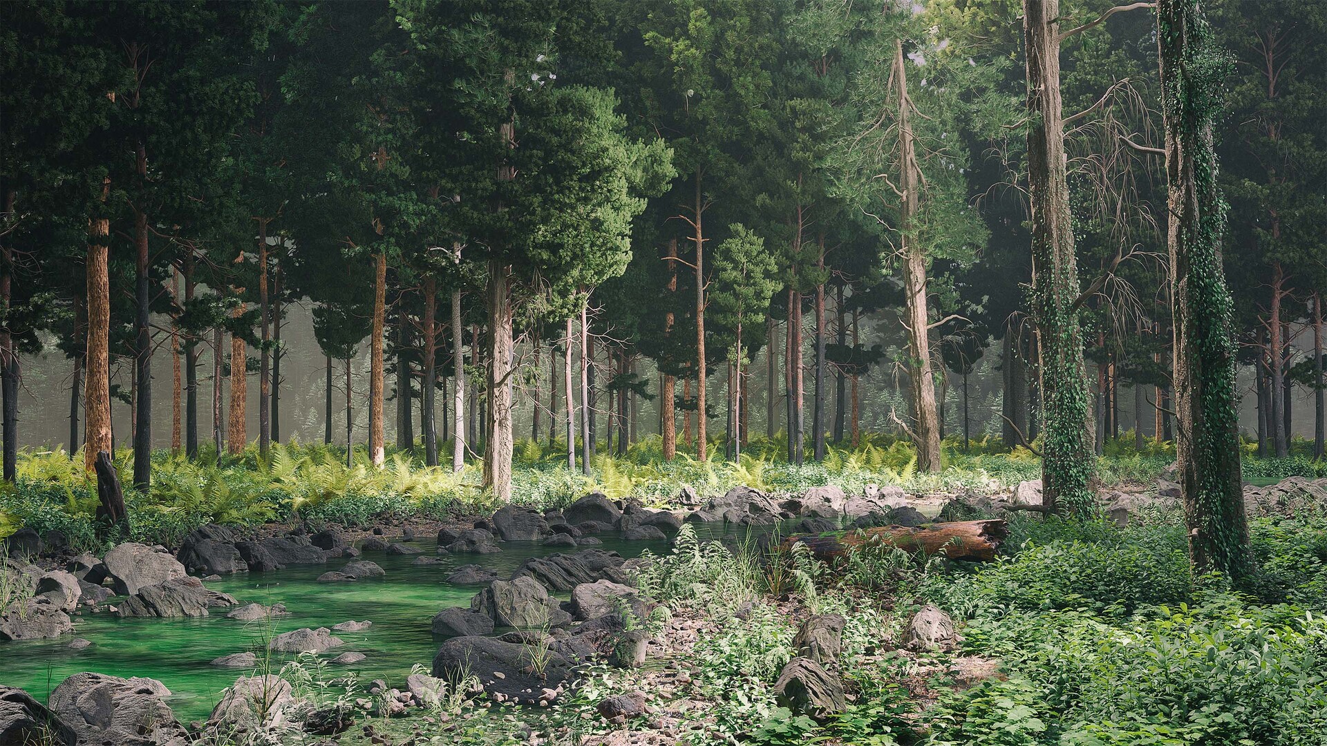 ArtStation - River Forest