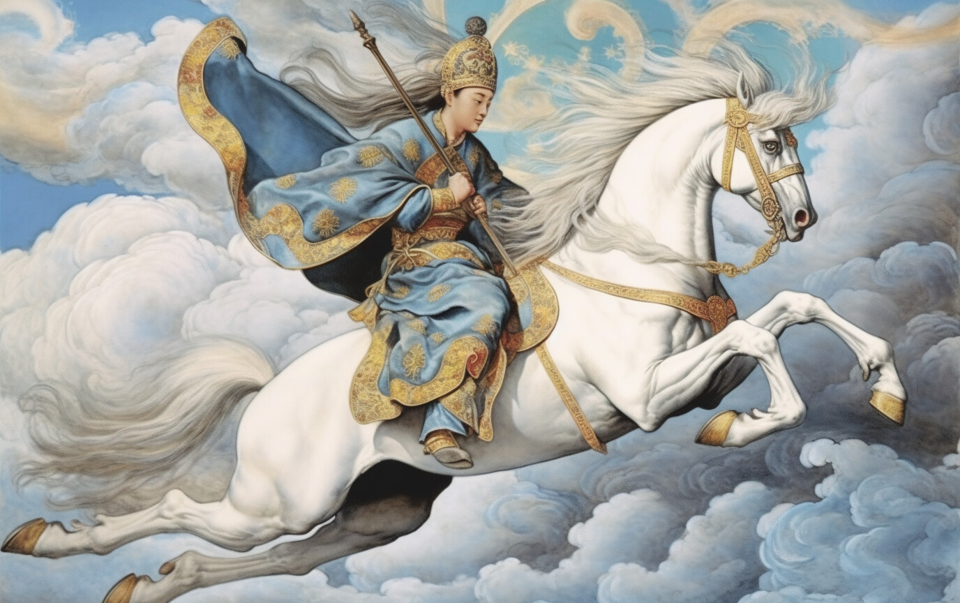 Khan's Den ArtStation - Mergen, the Turkic God of Wisdom