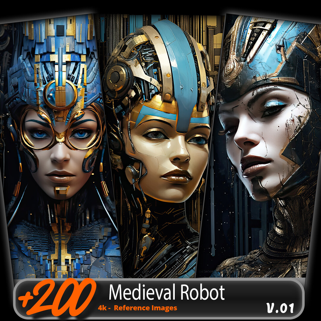 ArtStation - Medieval Robot Vol.01/ 4K/ Reference Image