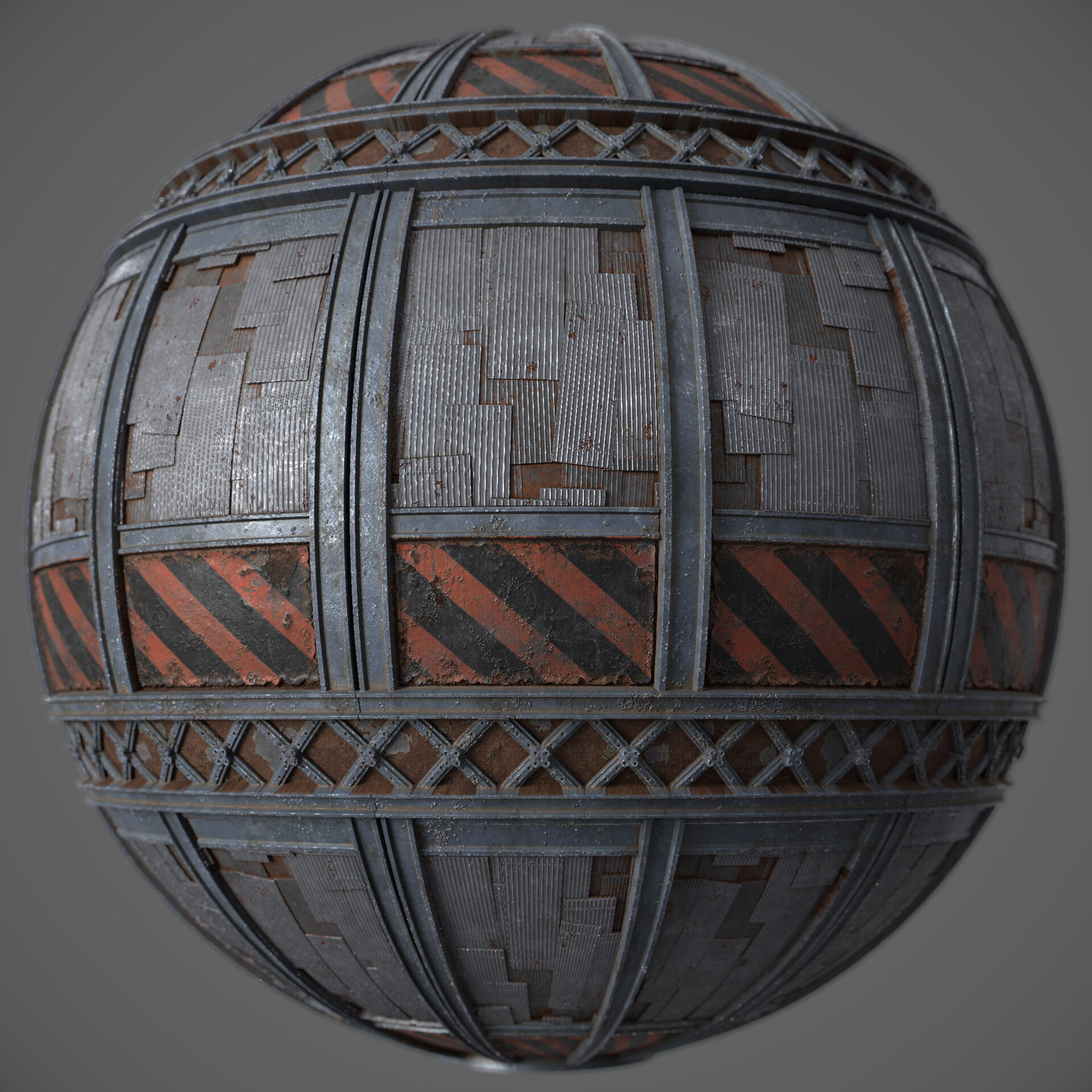 ArtStation - Rust Metal Wall