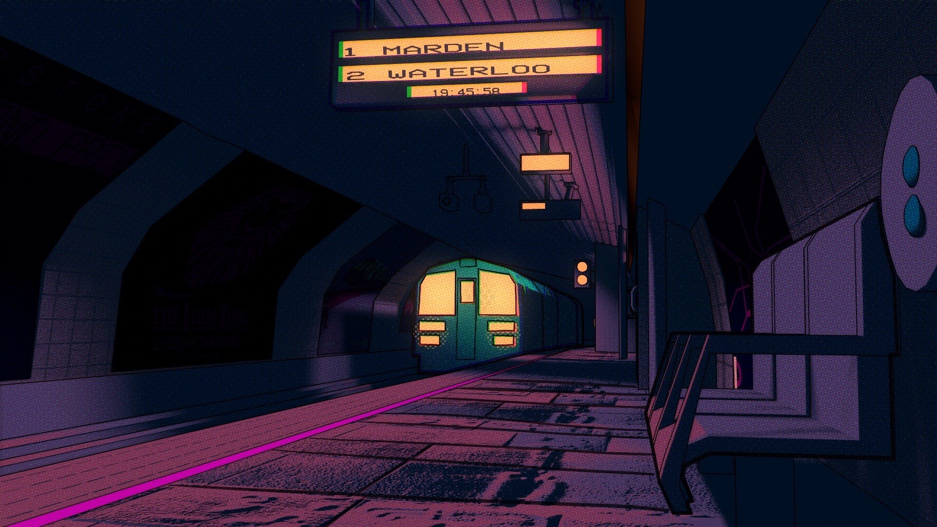 ArtStation - Cel-Shaded Subway