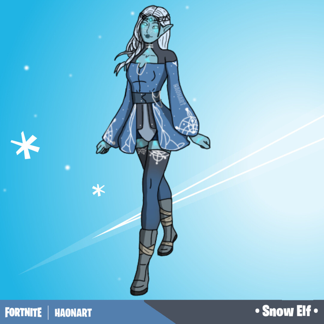 how to draw fortnite elf skin