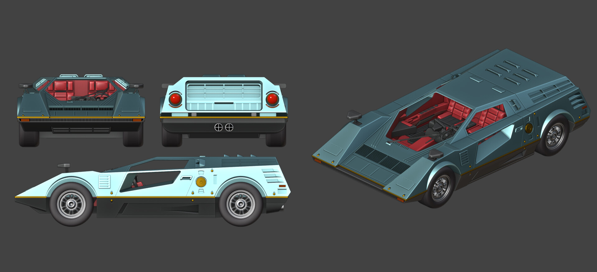 Sergey Surkov - Futuristic car