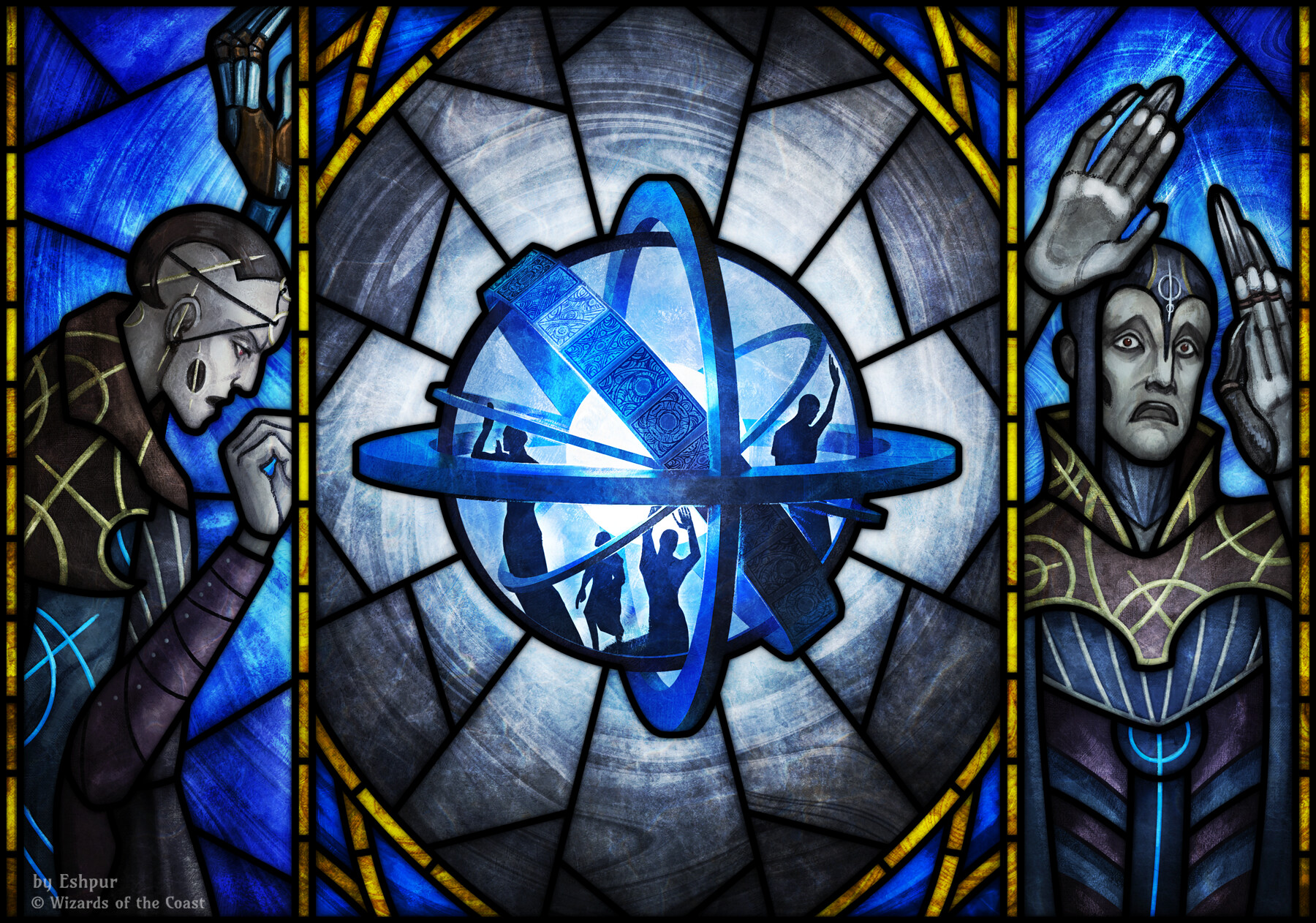 Tolarian Contempt, by Irina Shirokova : r/ImaginaryStainedGlass