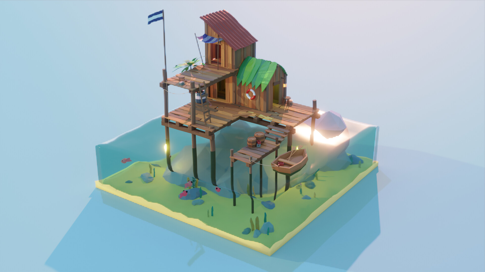 ArtStation - Sea Shack