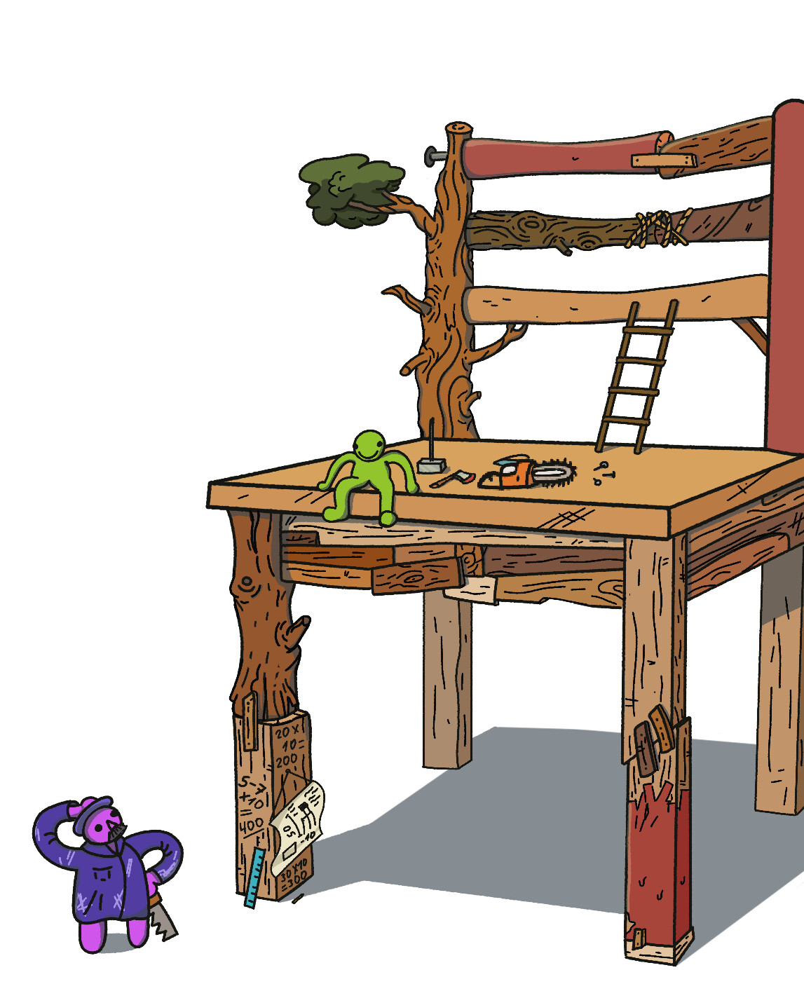 Ihor Yurchenko (YOK) - Illustration to the proverb