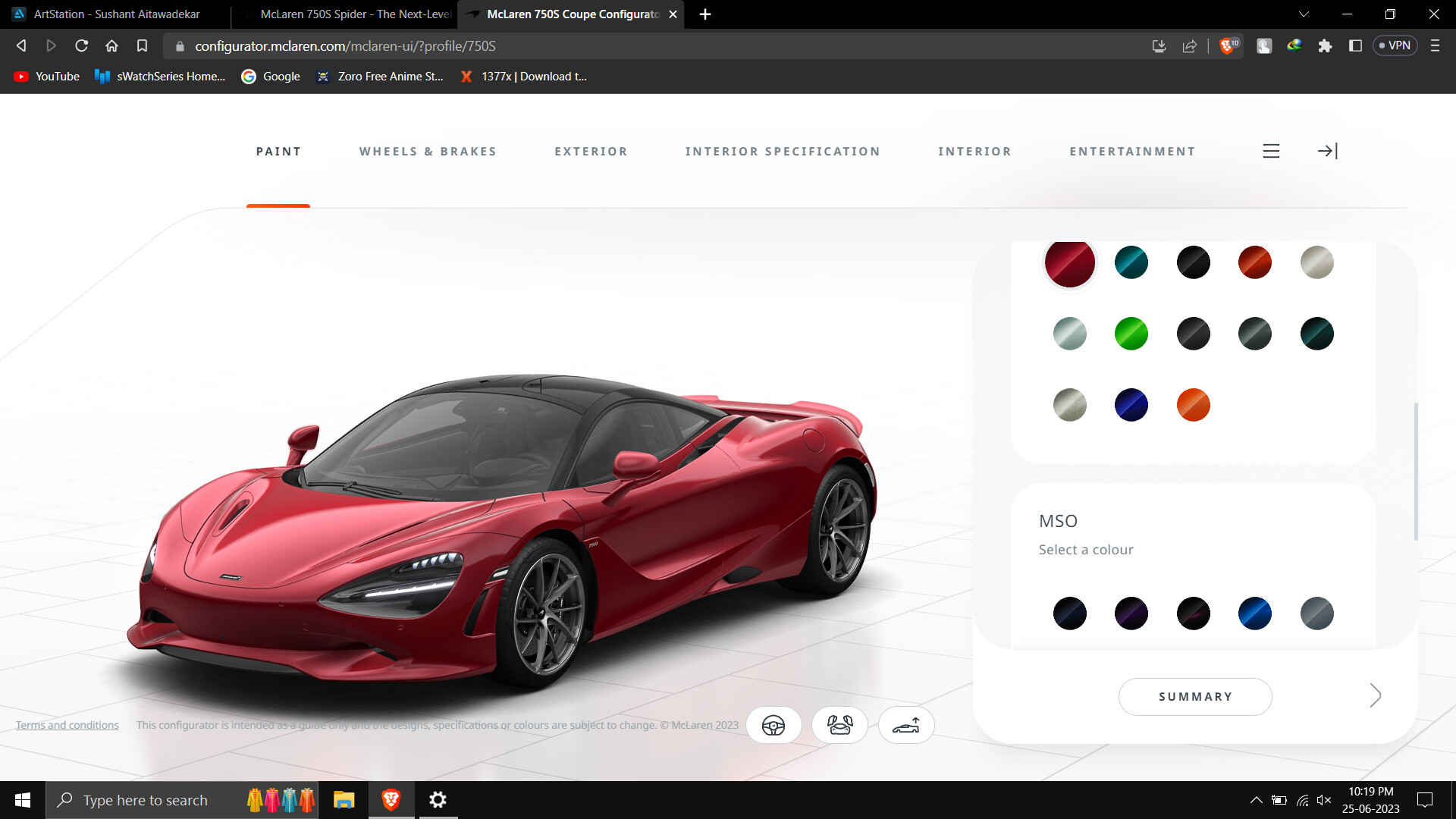 ArtStation - Mclaren 750S Coupe