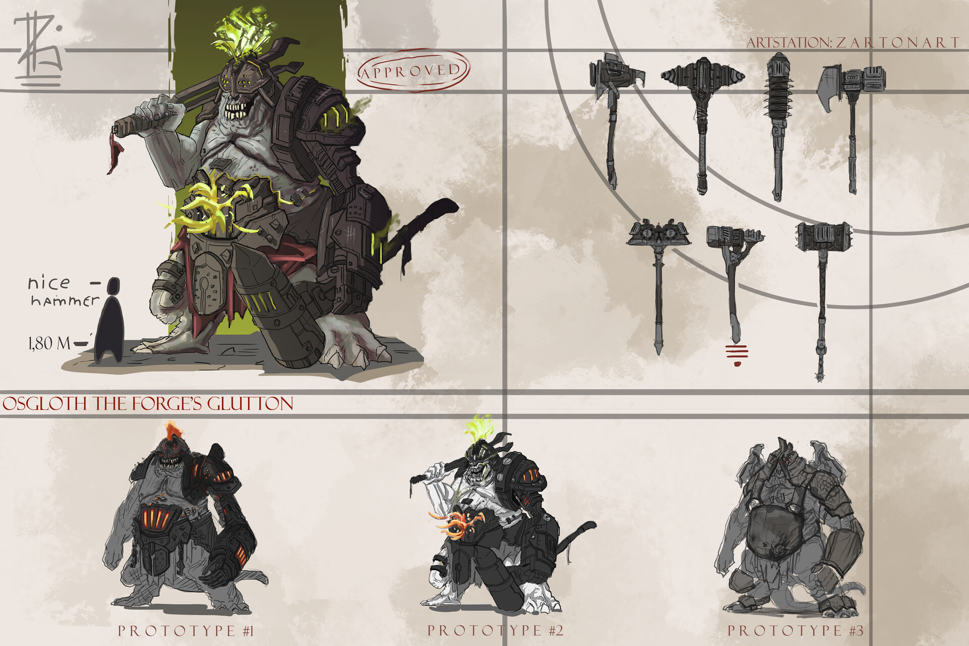 ArtStation - Osgloth the forge's glutton