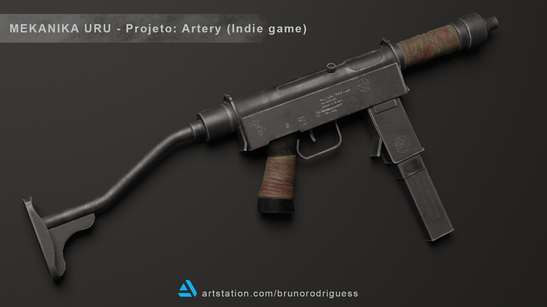 Bruno Rodrigues - MEKANIKA URU - Game ready model