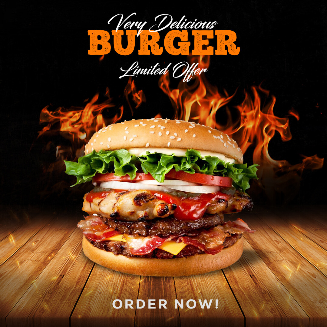 ArtStation - Burger Post