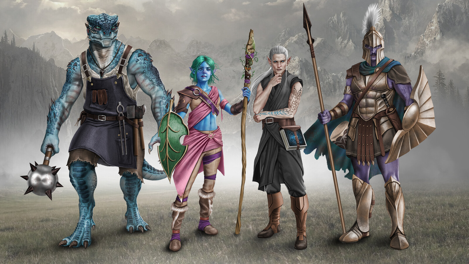 Gabriel Vitoria - Legacy of the Ashen - Commission Work