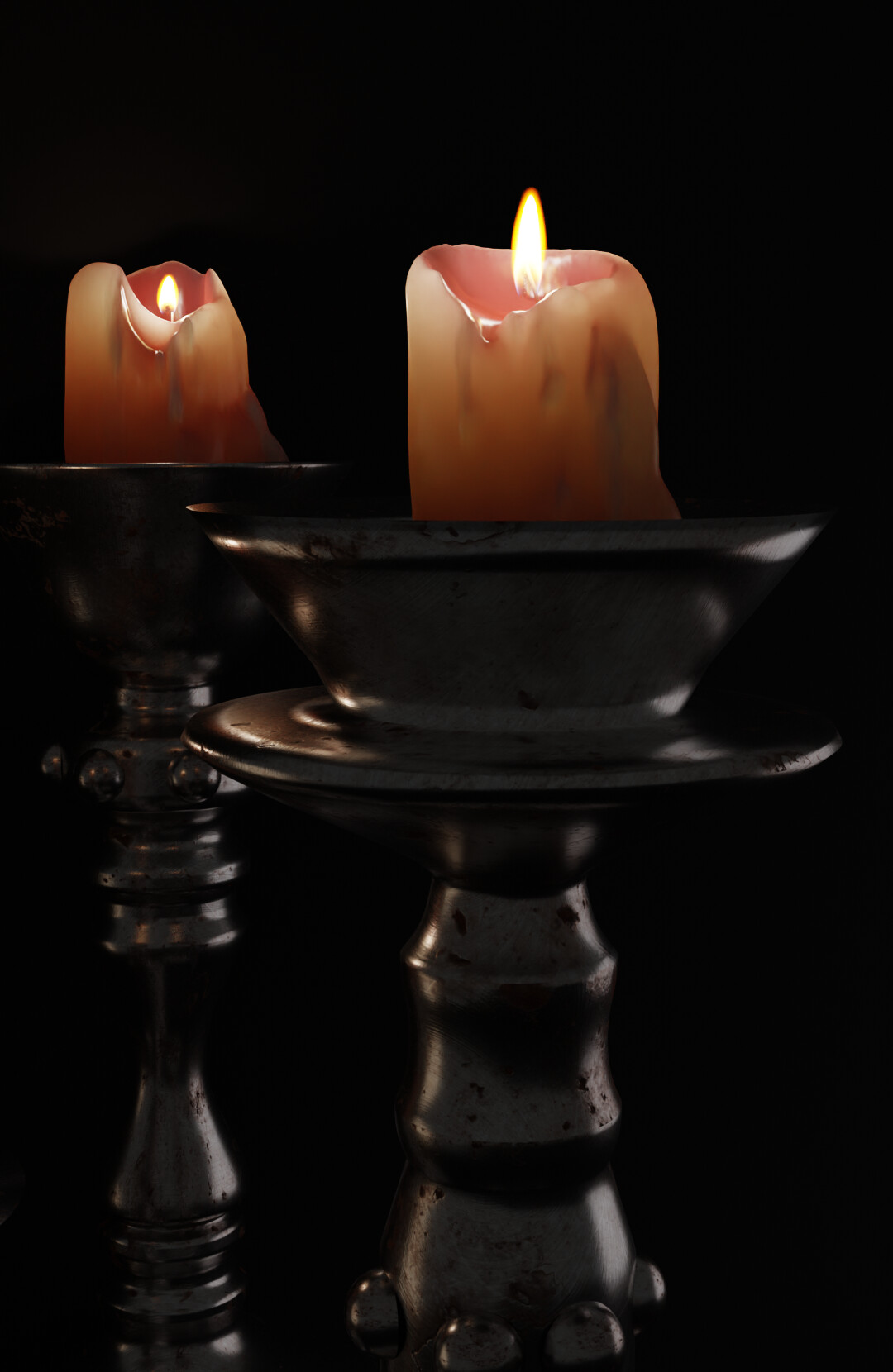 ArtStation - Warm candles