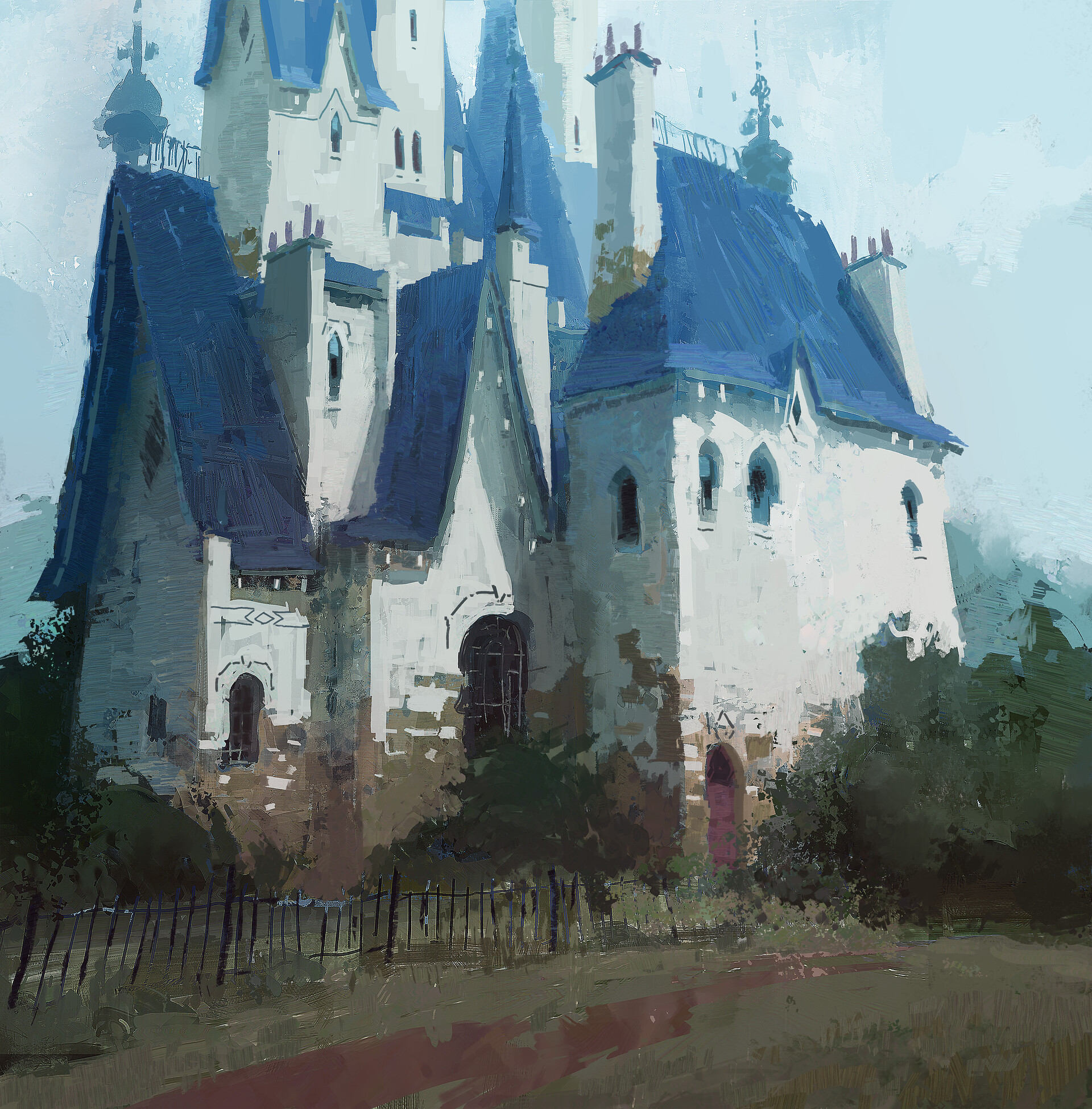 Castle by Anthony Brault : r/ImaginaryCastles
